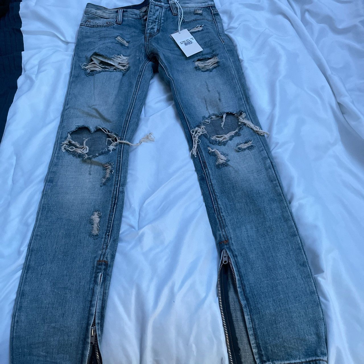 Mnml Mnml La M1 Vintage Zipper Denim Grailed