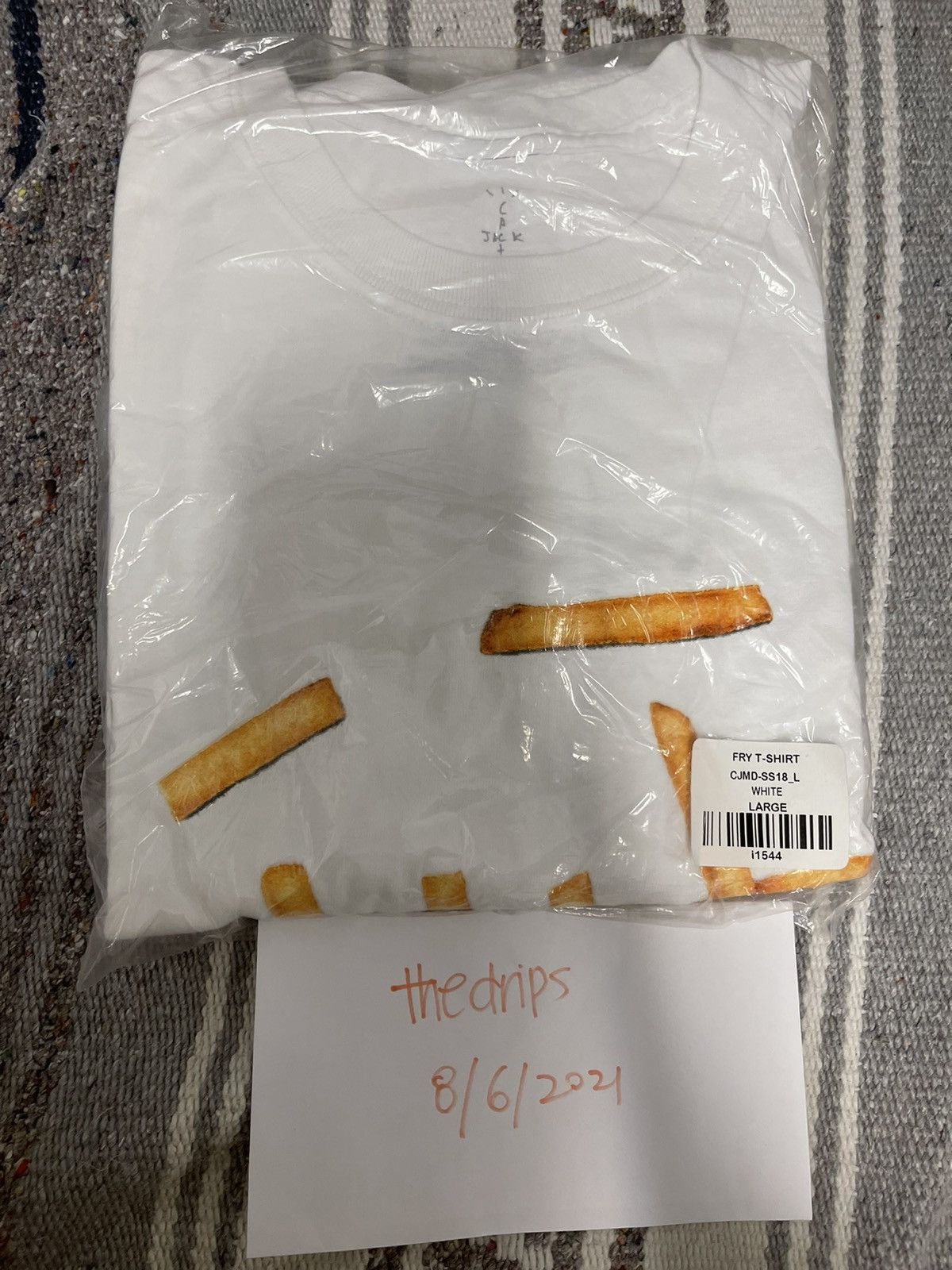 Travis Scott Cactus Jack Travis Scott McDonalds French Fry SOLD OUT ...