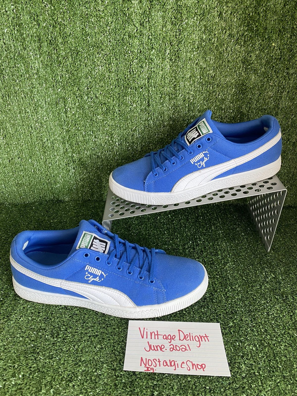 Puma Puma x Undefeated Clyde low top royal blue 10.5 | Grailed