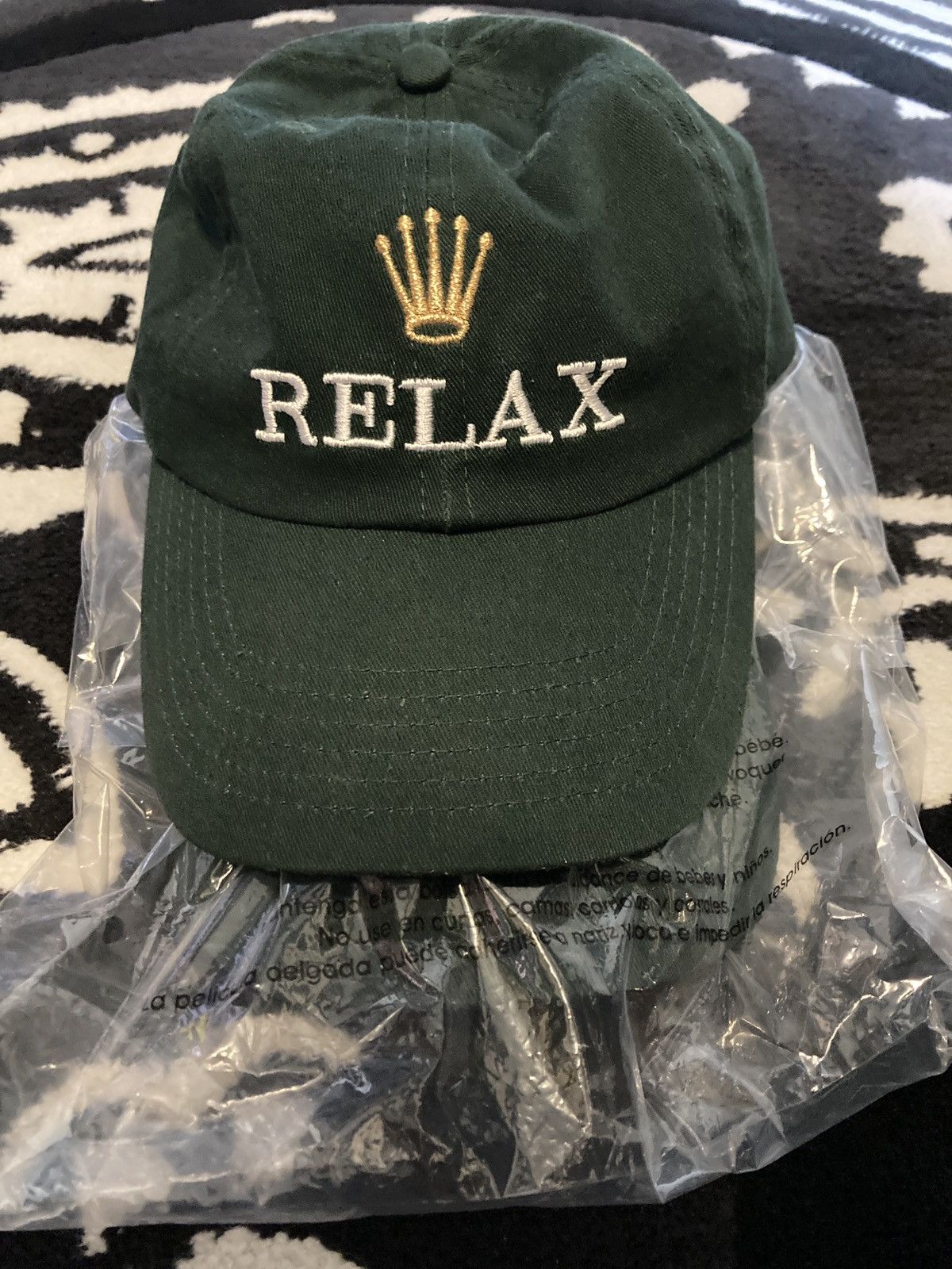 Market Embroidered Bootleg Rolex Logo Dad Hat | Grailed
