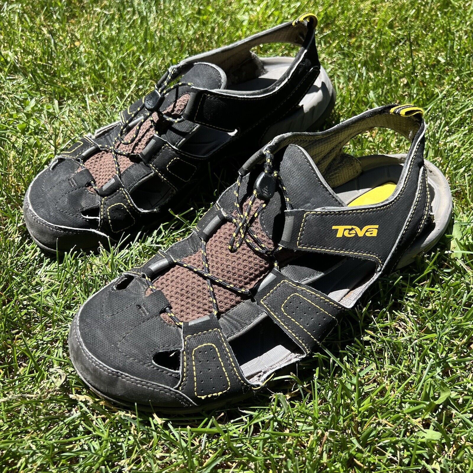 Teva Teva Mens Water Sandals 11 Shoc Pad Footbed Slip Ons | Grailed