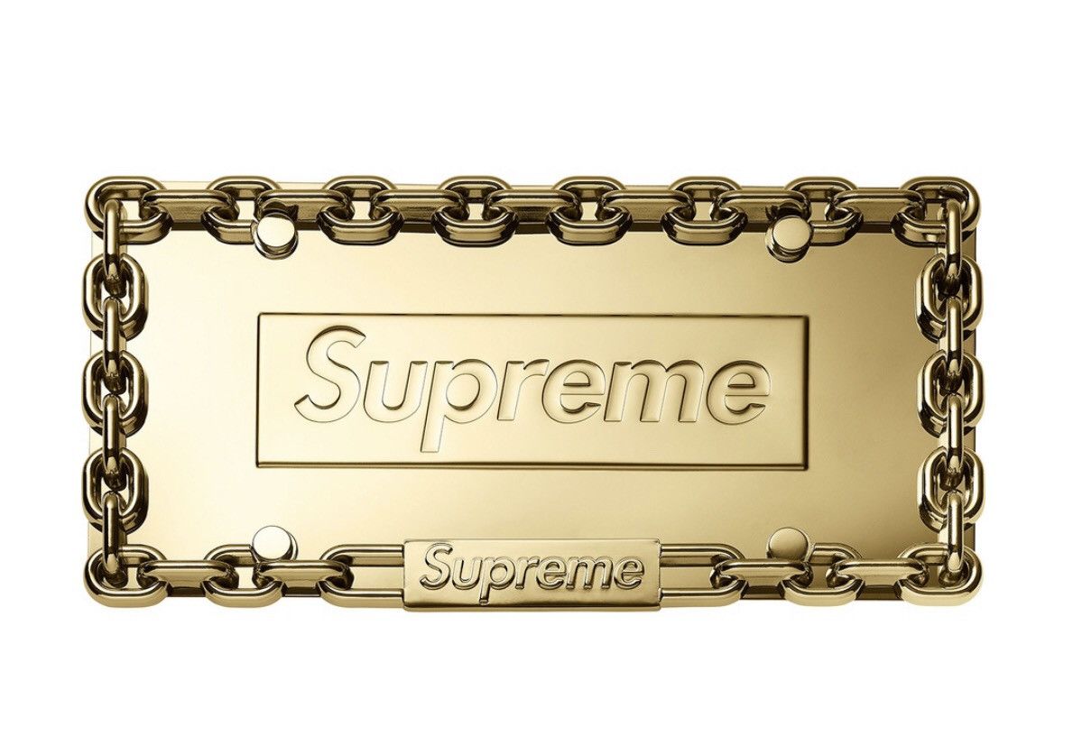 Supreme Supreme Chain License Plate Frame | Grailed