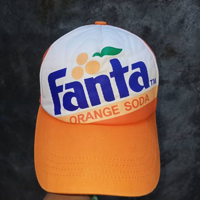 Vintage FANTA VINTAGE TRUCKER MESH HAT | Grailed