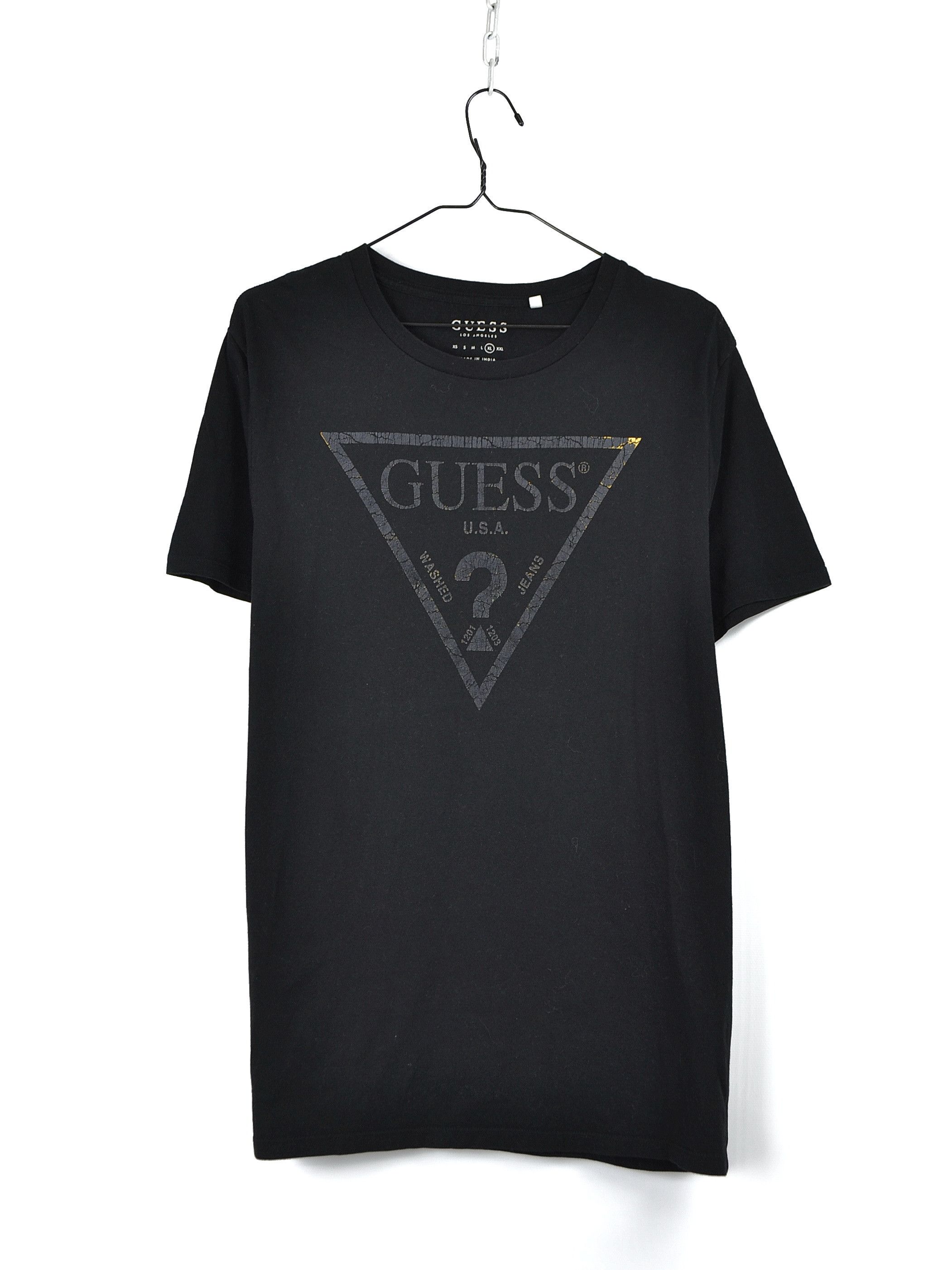 Guess Guess Logo Black T Shirt | Grailed