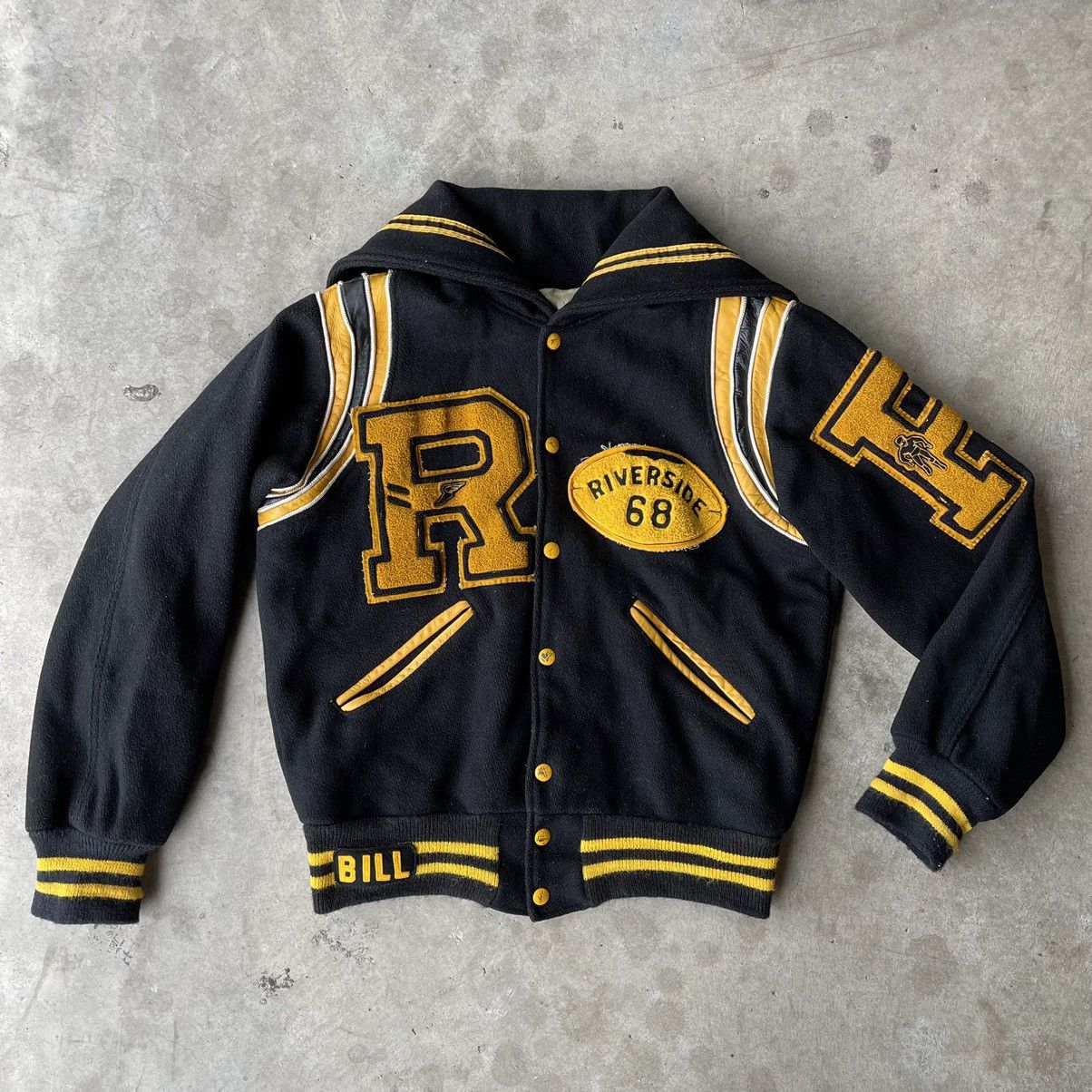Vintage LAST DROP! Vintage 60s Varsity Letterman Jacket Riverside | Grailed