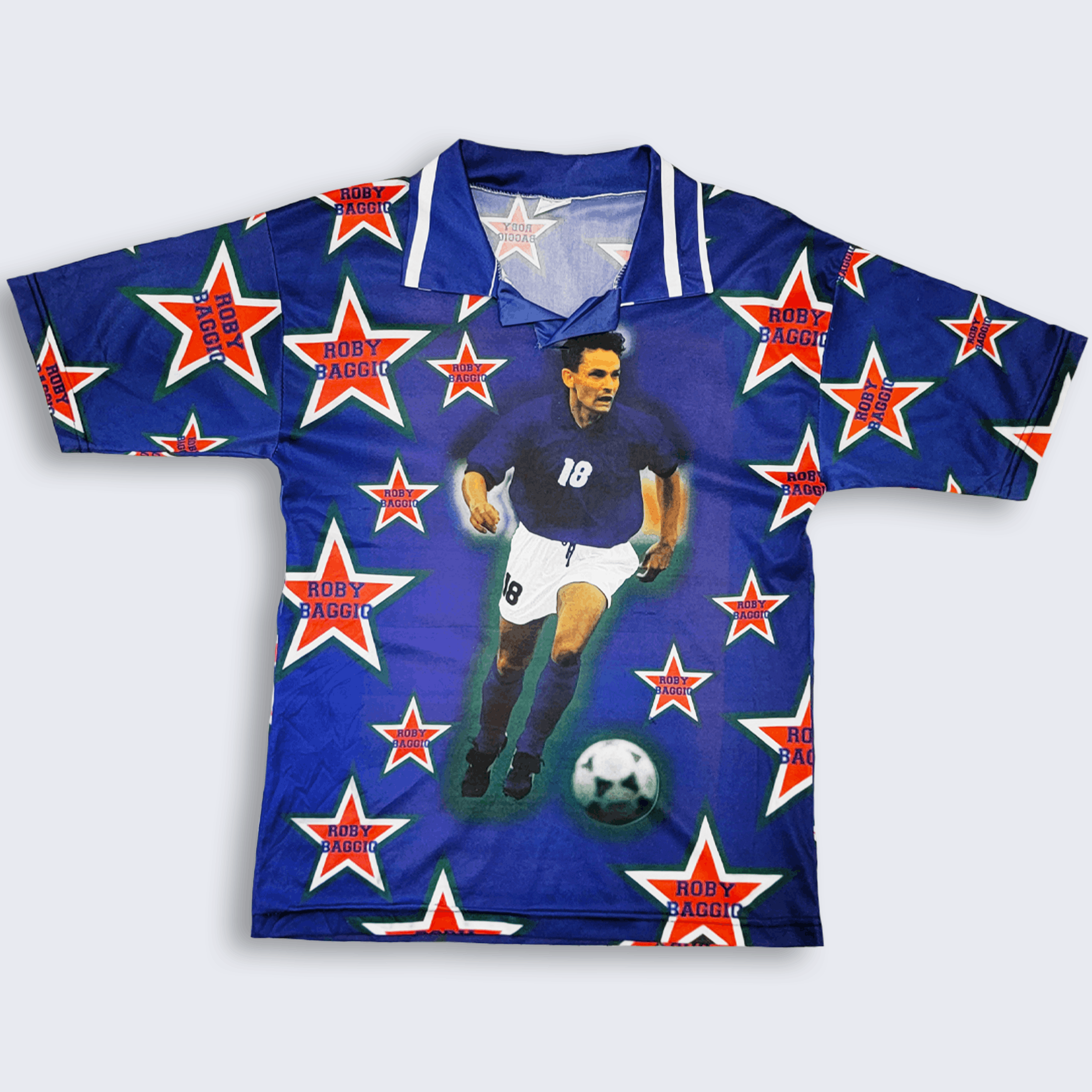 Italian Designers × Soccer Jersey × Vintage Roby Baggio Vintage 90s ...