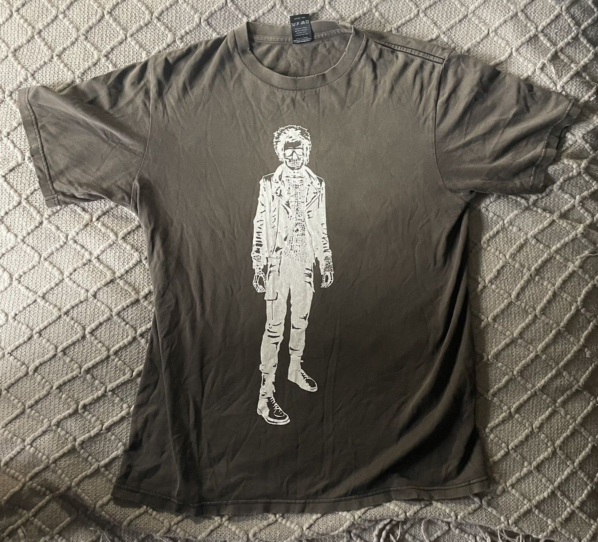 Number (N)ine SS05 “Nightcrawler” Skull T-Shirt and SS04 Shirt bundle ...