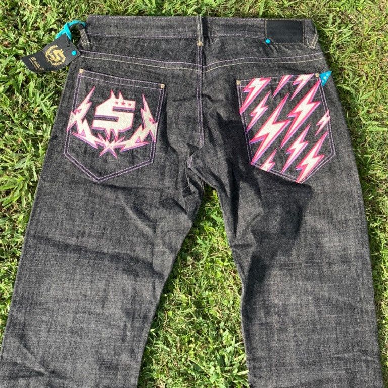 Shmack Vintage $HMACK Clothing Dark Denim Baggy Jeans | Grailed