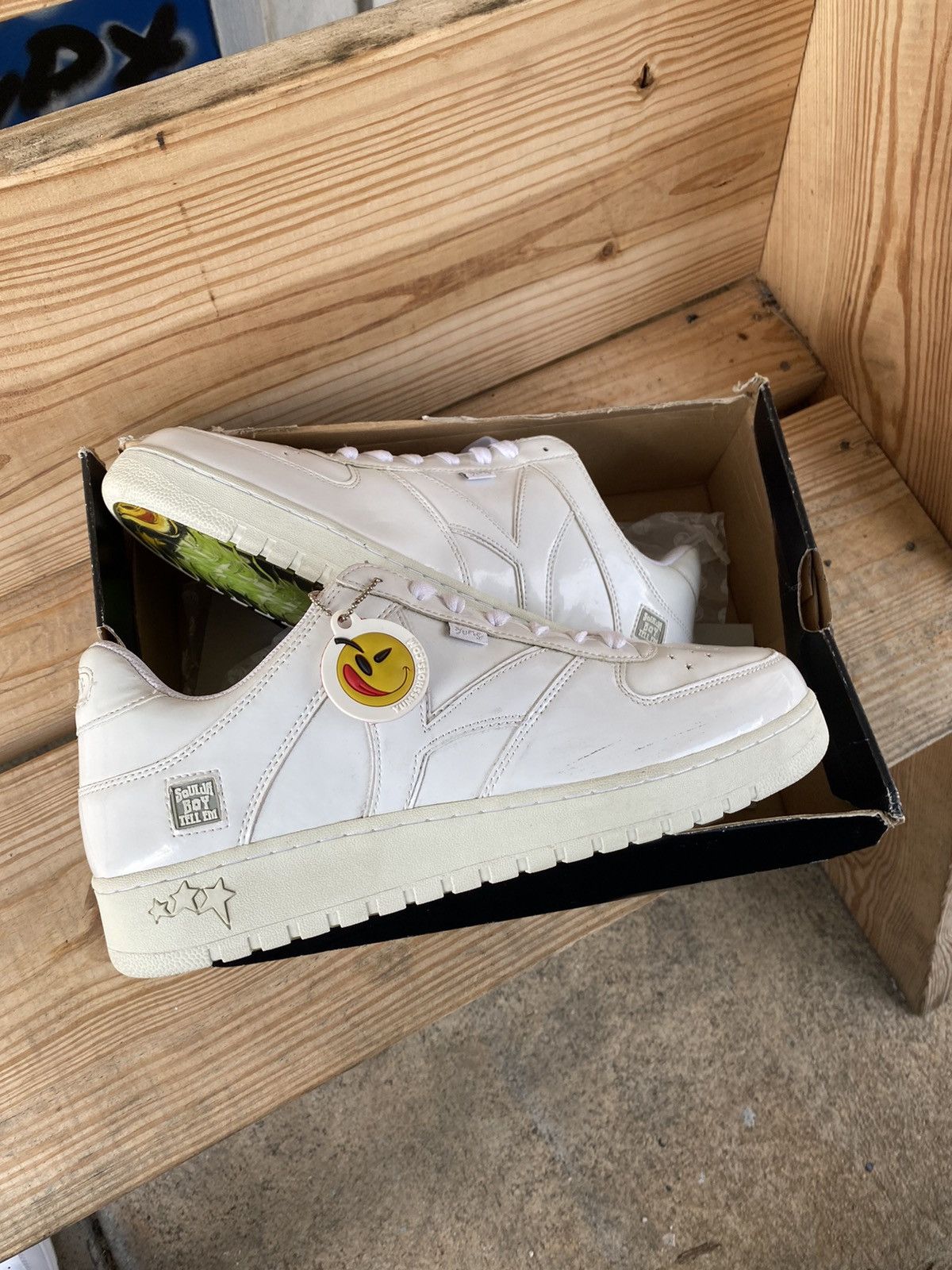 Nike Yums Soulja Boy Sneakers Triple White | Grailed
