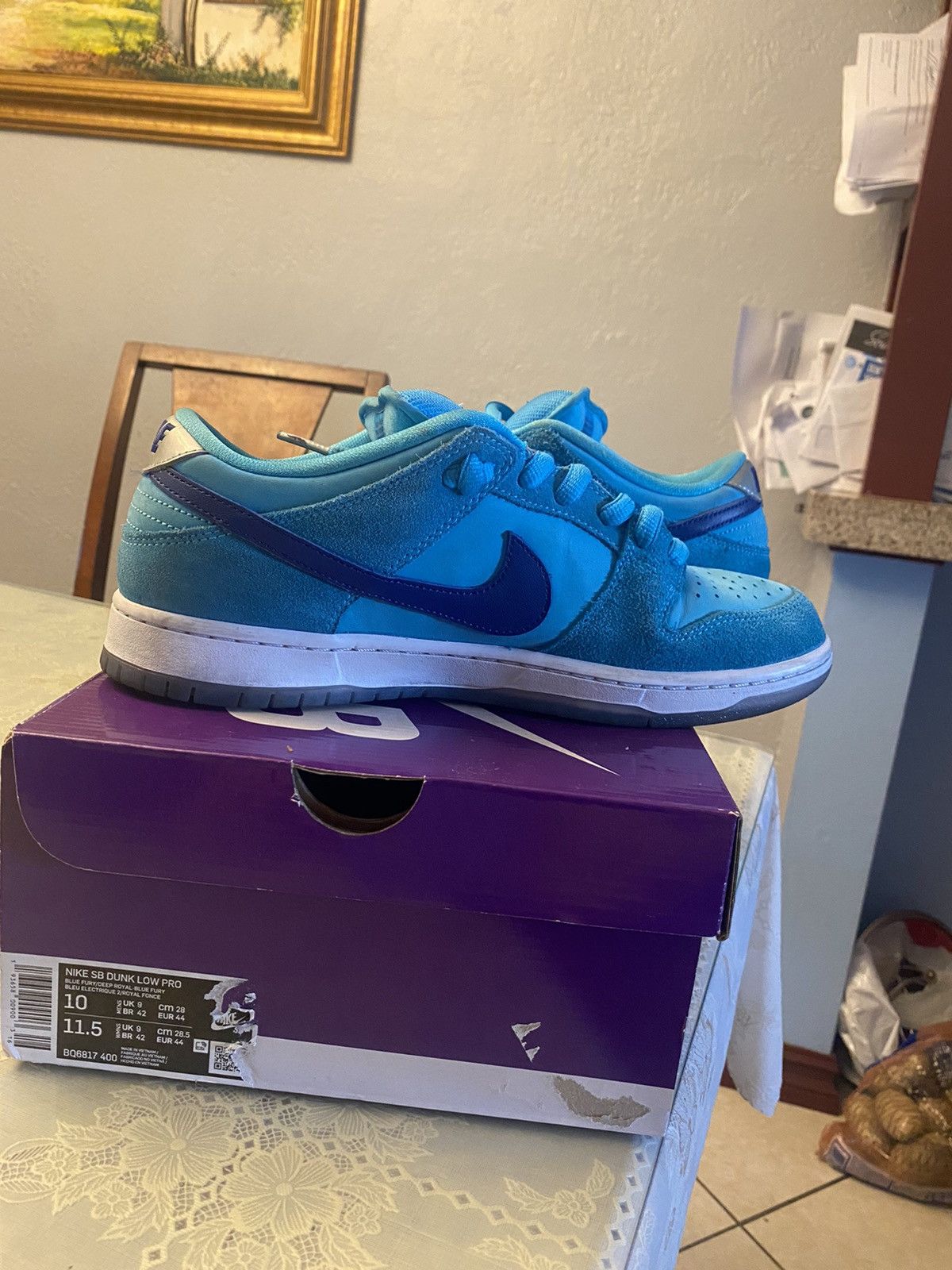 Nike SB Dunk Low Blue Fury | Grailed