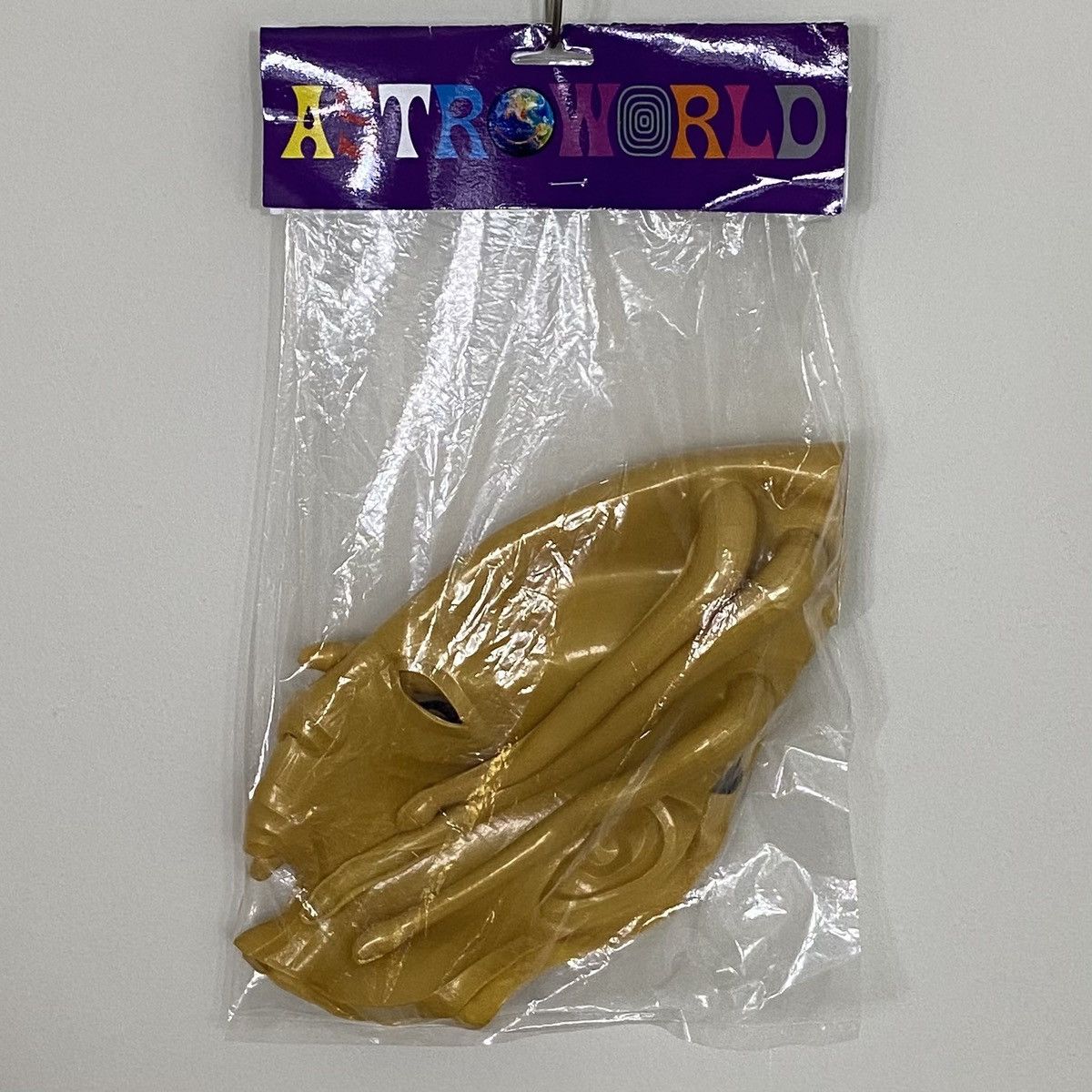 Travis Scott Travis Scott ASTROWORLD Mask Gold | Grailed