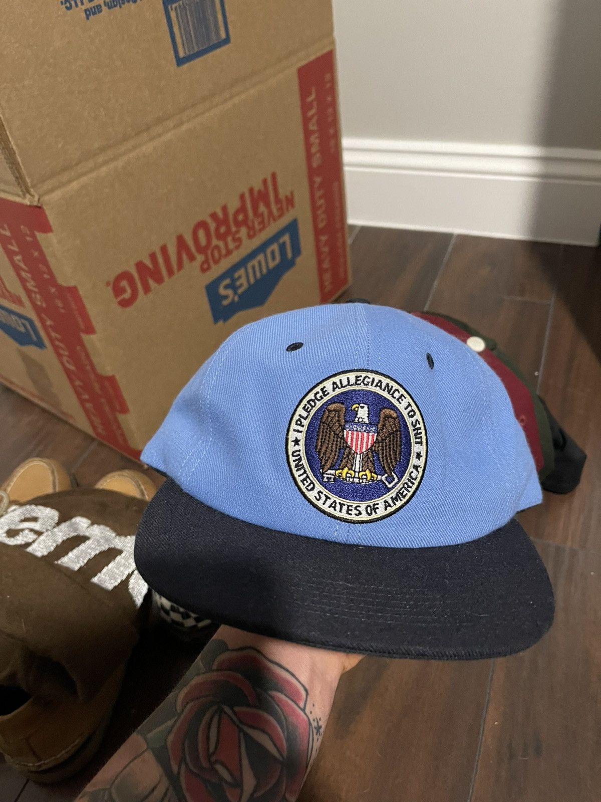 Supreme Supreme Pledge Allegiance hat | Grailed