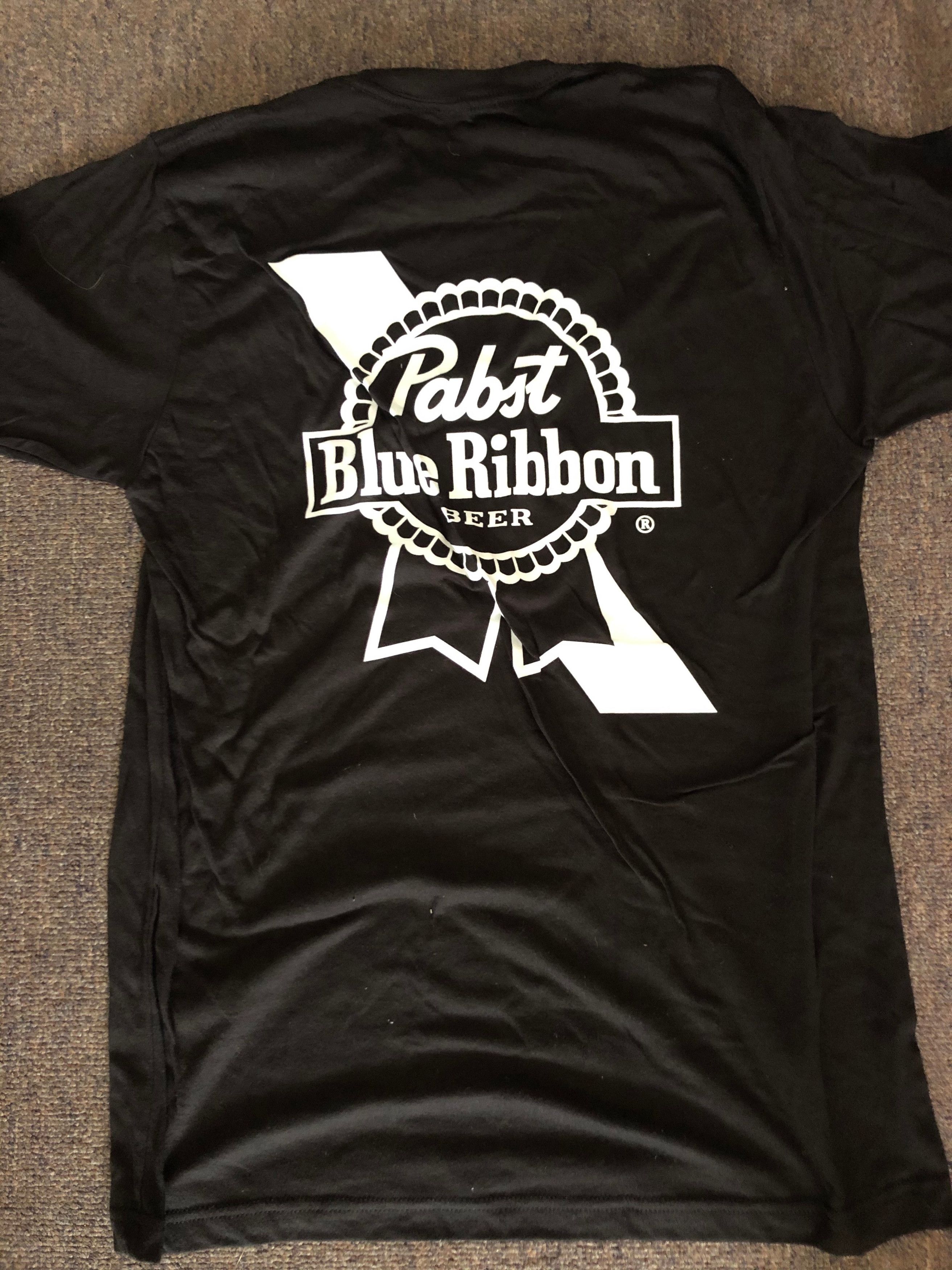 Pabst Blue Ribbon × Streetwear Official Merch beer Shirt med unisex ...