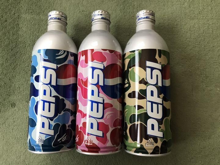 Bape A BATHING APE Bape Camo Pepsi Bottle Set Multi Aluminum | Grailed