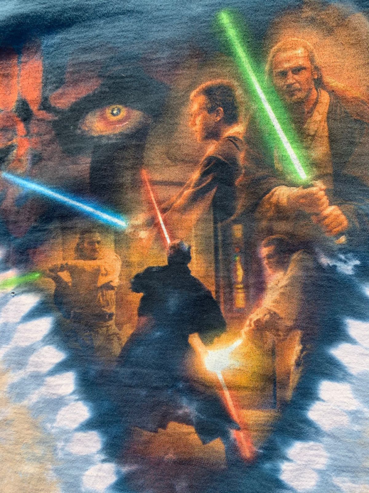 Vintage 90s Star Wars episode 1 darth maul obi-wan liquid blue | Grailed