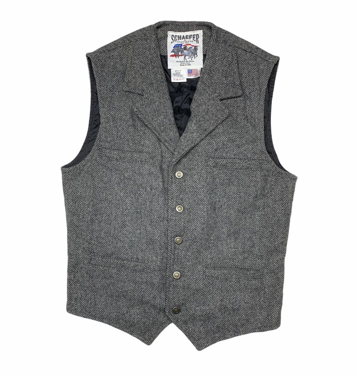 Cowboy Equipment Schaefer Outfitters Wool Horse Riding Vest | Grailed