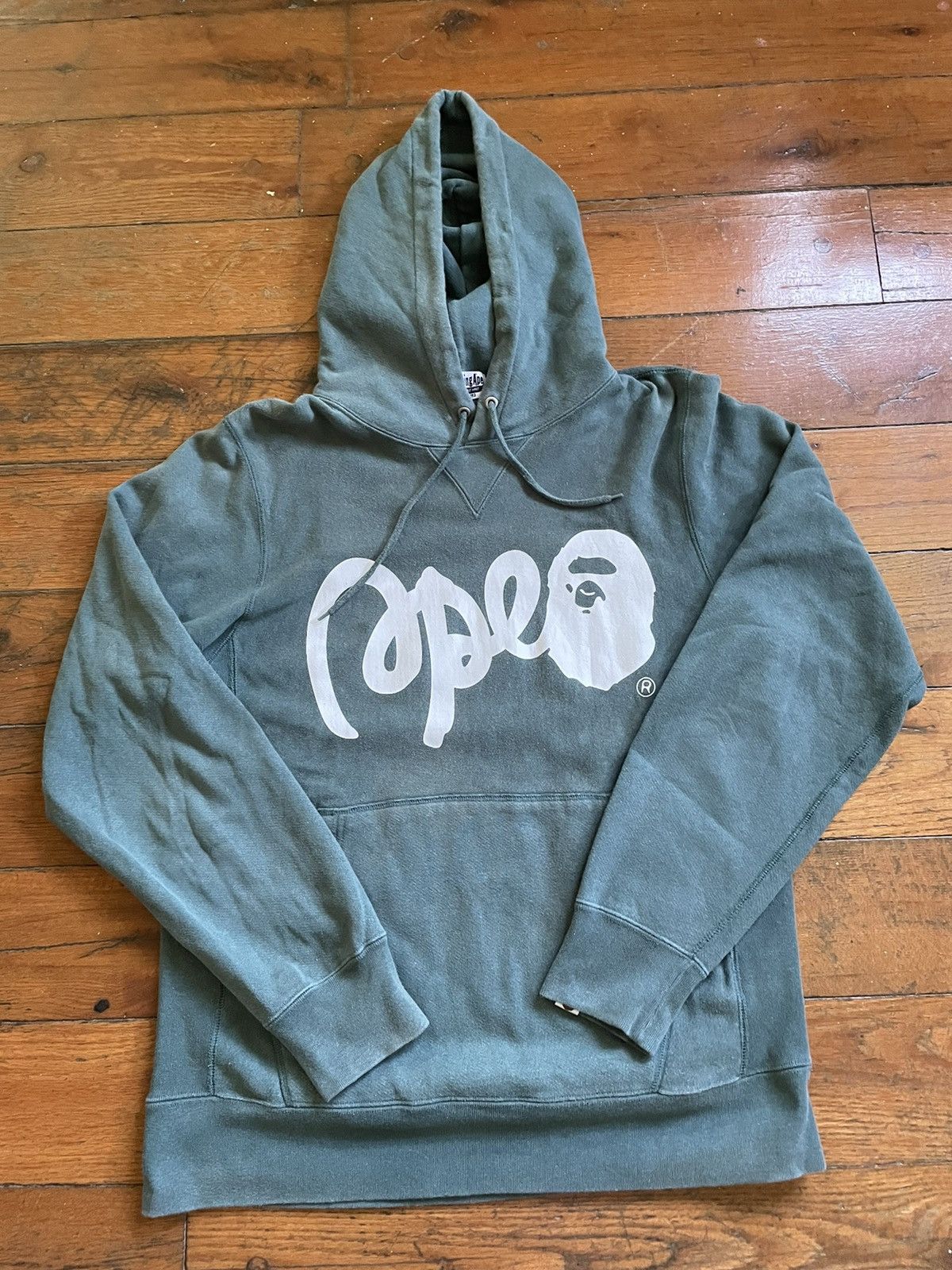 Bape Bape cursive logo ape head | Grailed