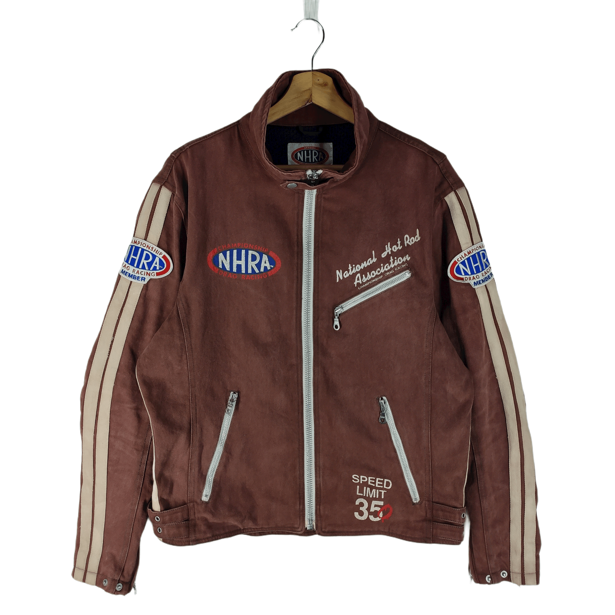 Vintage NHRA Member Denim Jackets | Grailed