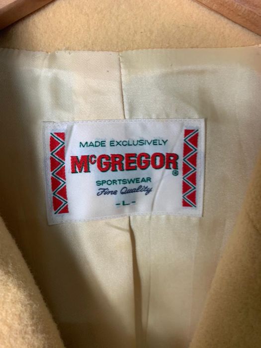 Mcgregor Vintage McGregor Wool Coat Jacket Stunning Yellow Wool | Grailed