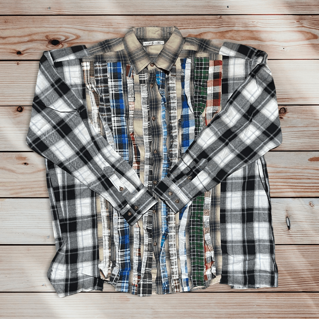 Needles × Nepenthes New York Rebuild By Needles 7 Cut Reworked Flannel ...