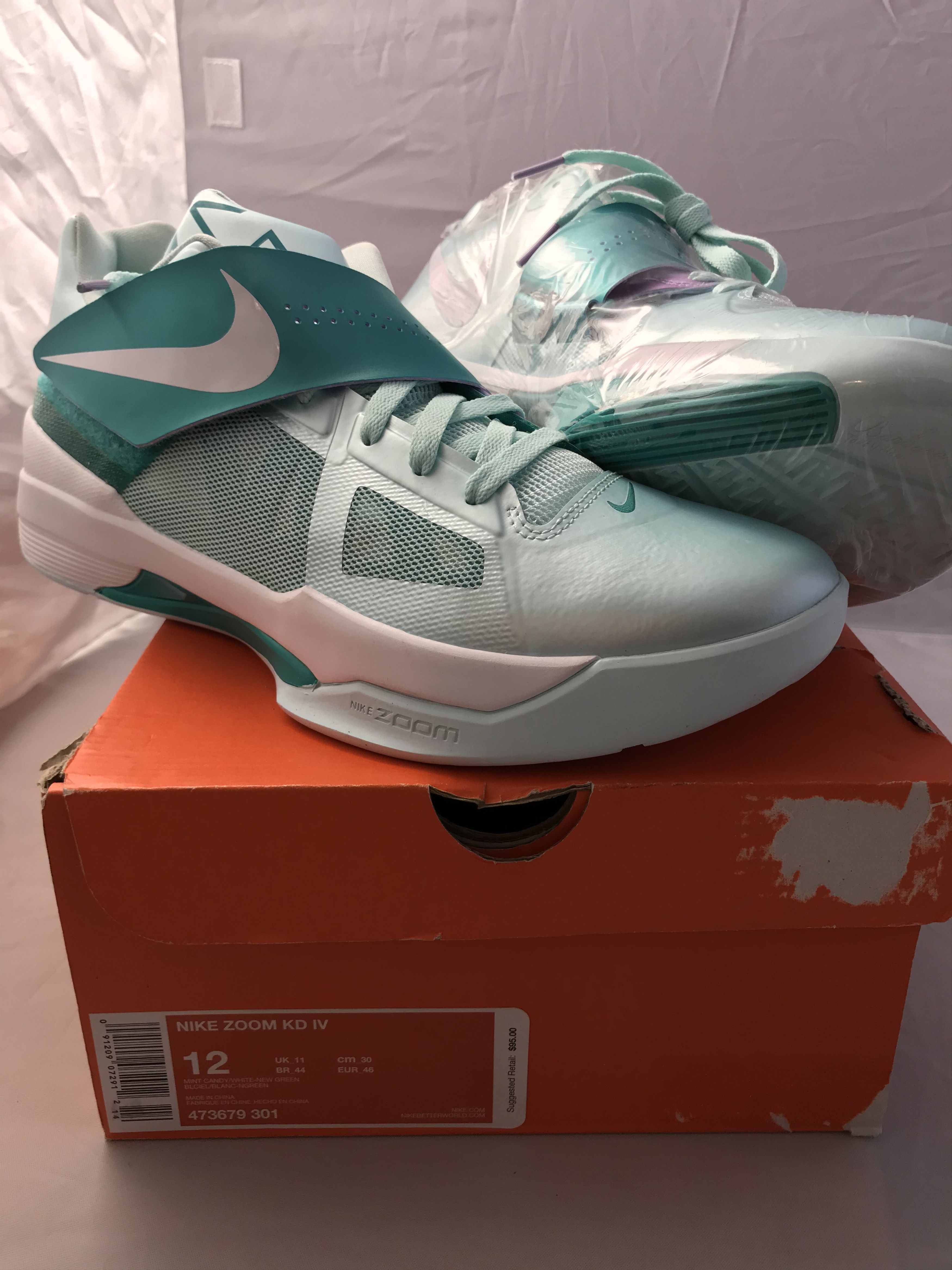 Nike Nike Zoom KD IV 4 Mint Candy | Grailed