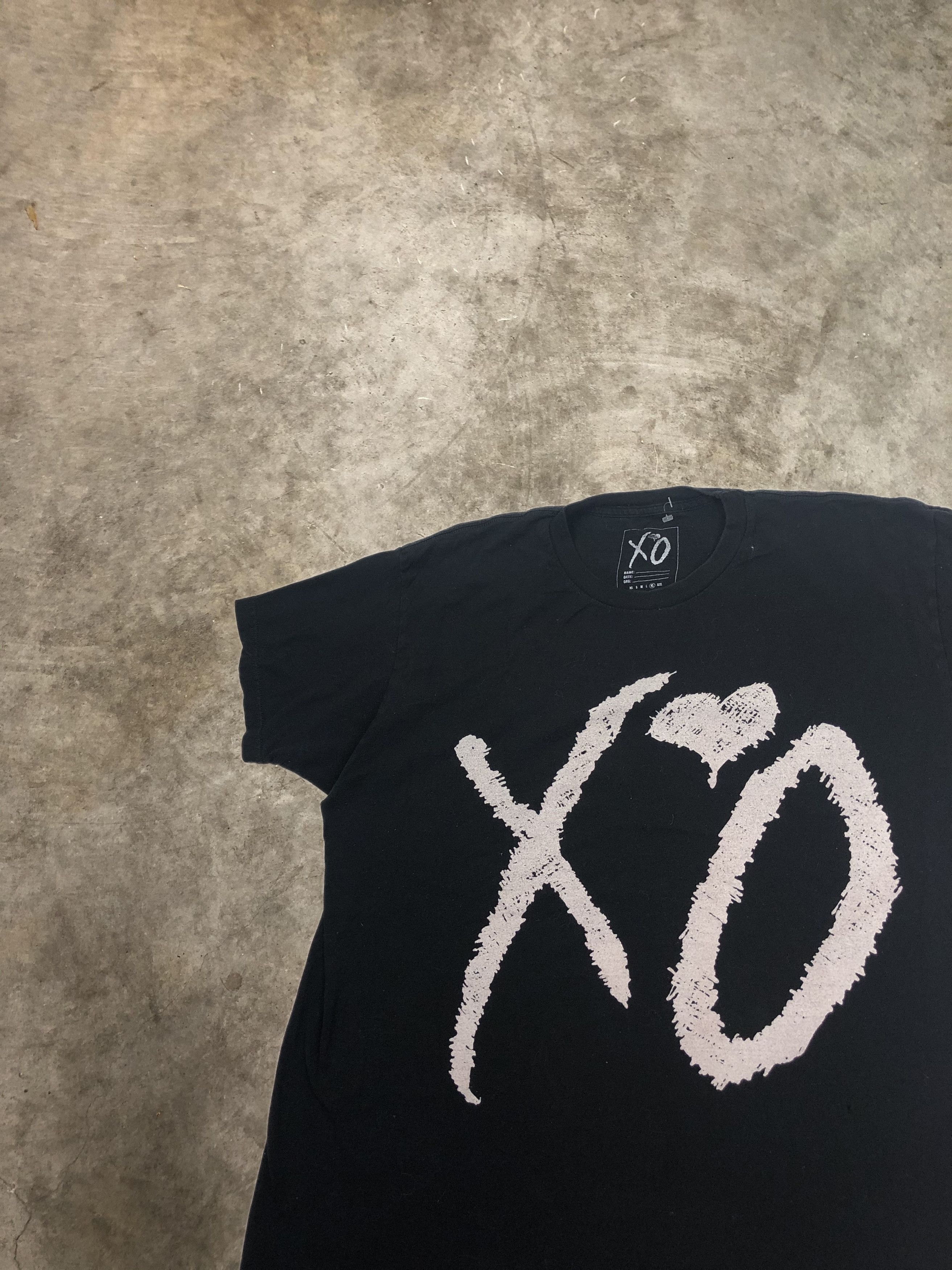The Weeknd The Weeknd XO Tour T-shirt Black Concert Merch Big Logo XL ...