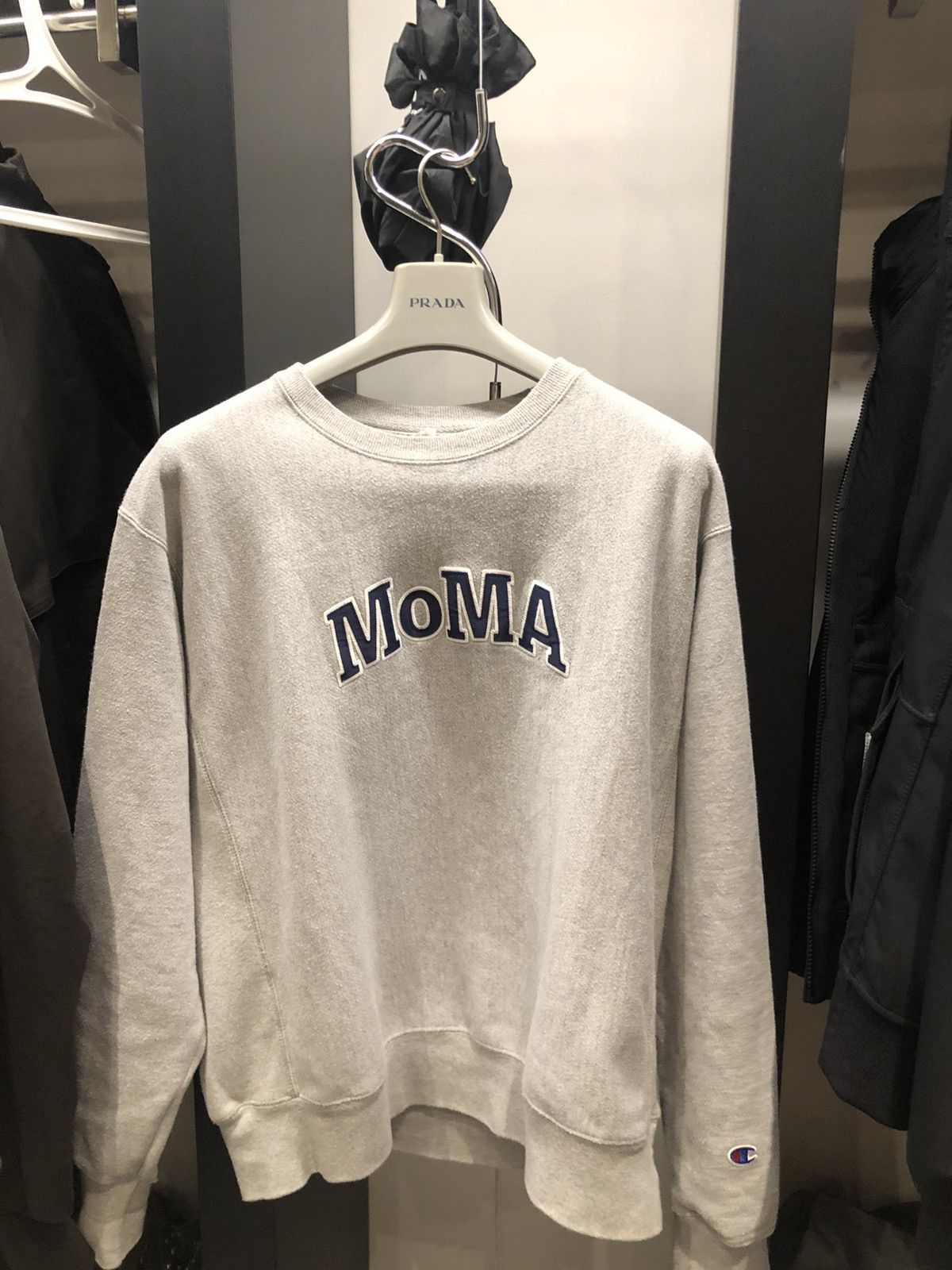 Champion Champion x MOMA sweatshirt | Grailed