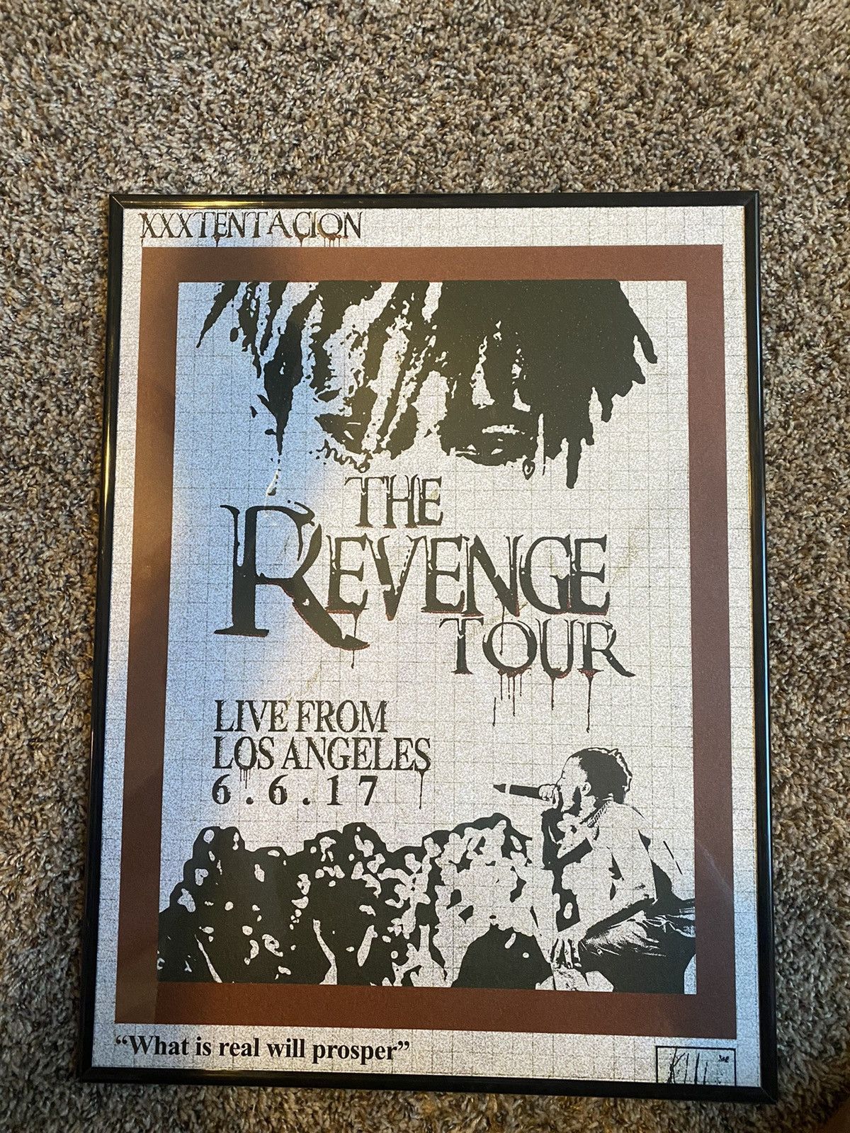 Revenge × Vintage XXXTENTACION Revenge Tour Poster | Grailed
