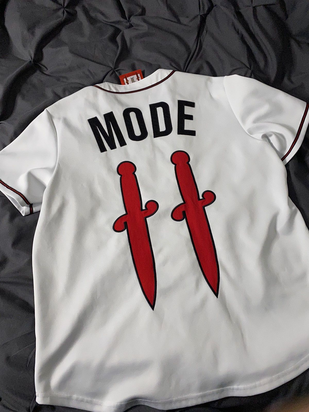 21 Savage 21 Savage “Savage Mode” White Baseball Jersey Album Merch ...