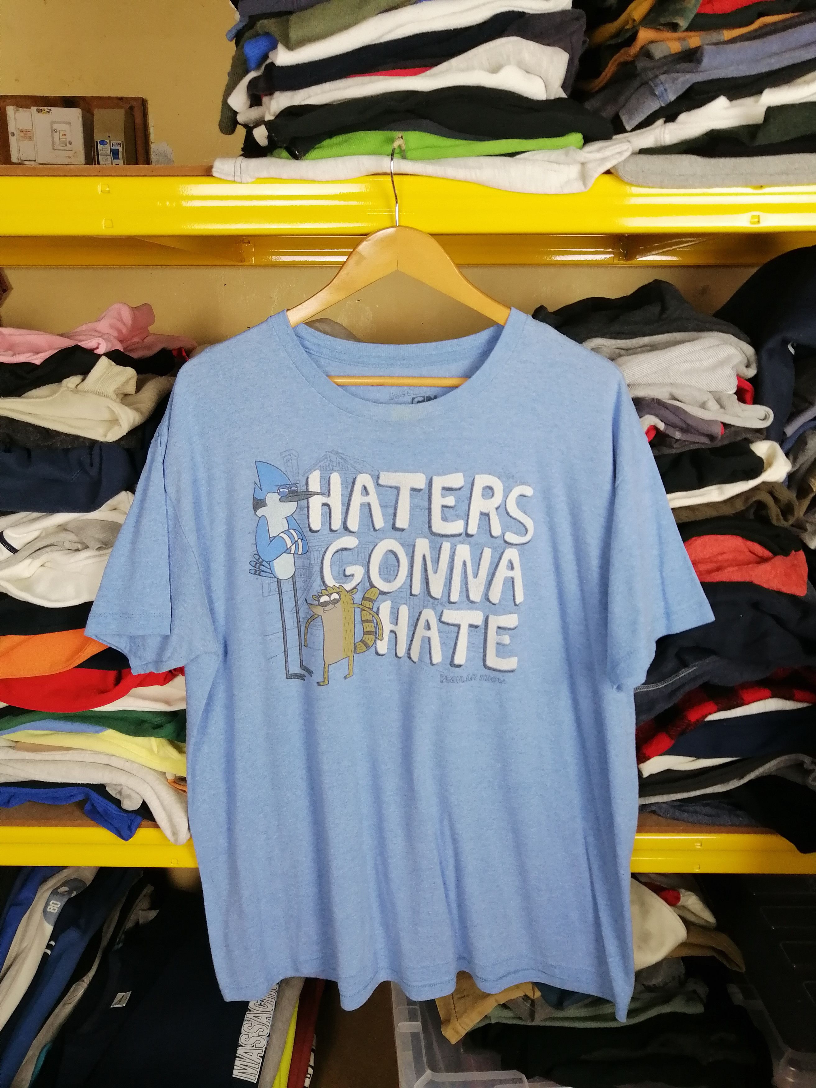 Cartoon Network Regular Show Haters Gonna Hate Tshirt | Grailed