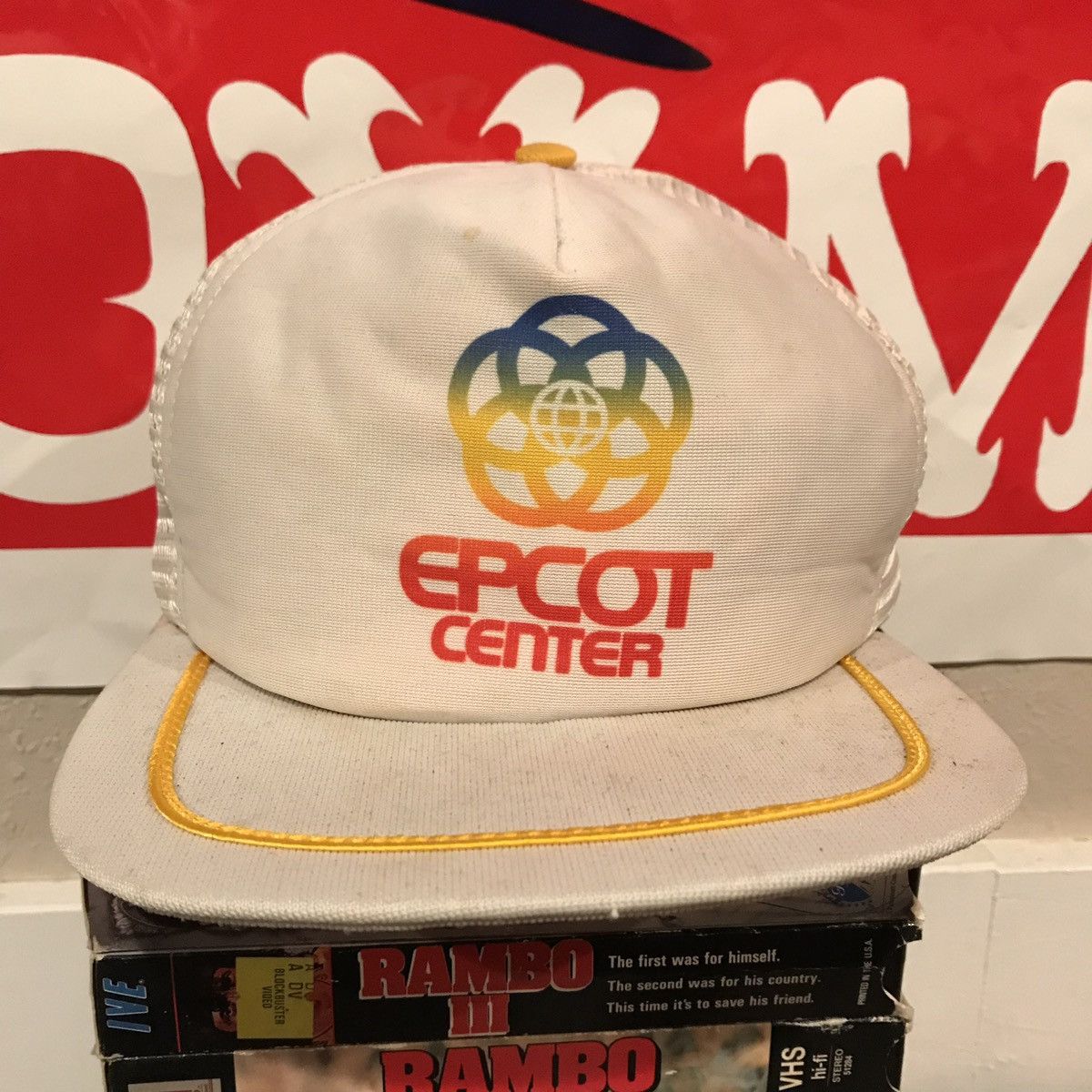 New Era × Vintage 80s Disney Epcot Trucker Hat | Grailed