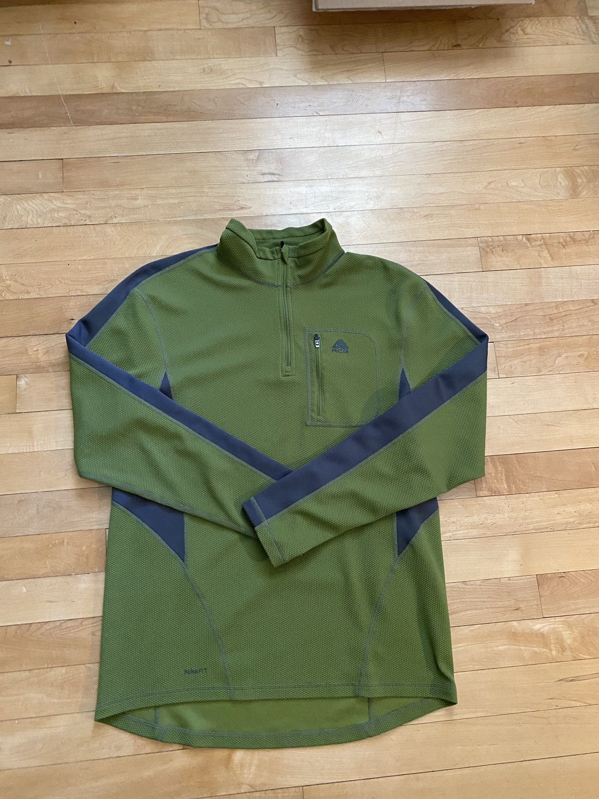 Nike Nike ACG Green Quarter Zip Fleece Sweater XL | Grailed