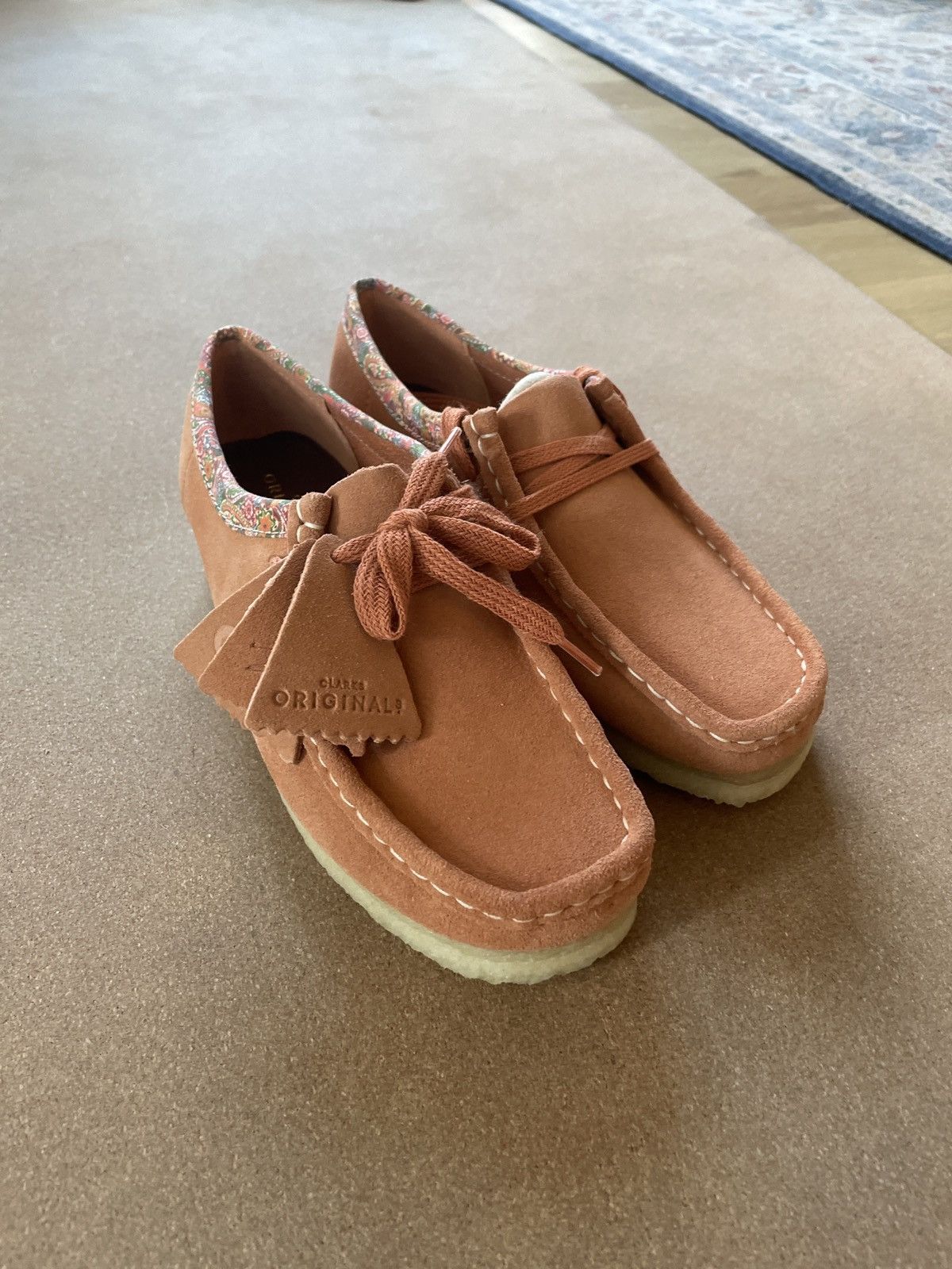 Clarks × Stussy Stussy Clark’s brown multi wallabee | Grailed