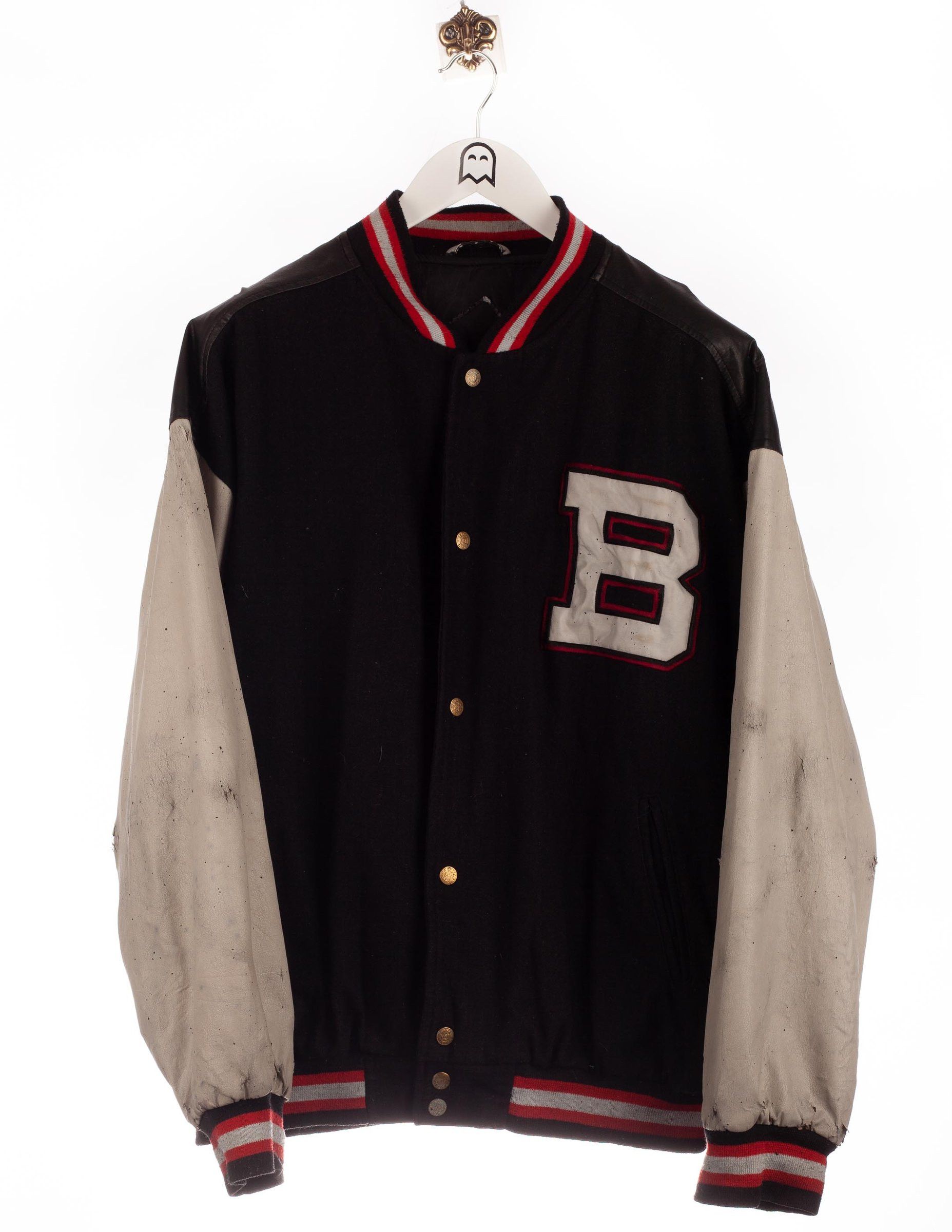 Rare Vintage Steve & Barry's College Jacket B Black | Grailed