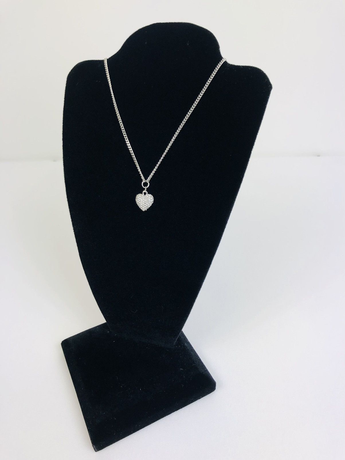 Dior Dior encrusted heart necklace | Grailed