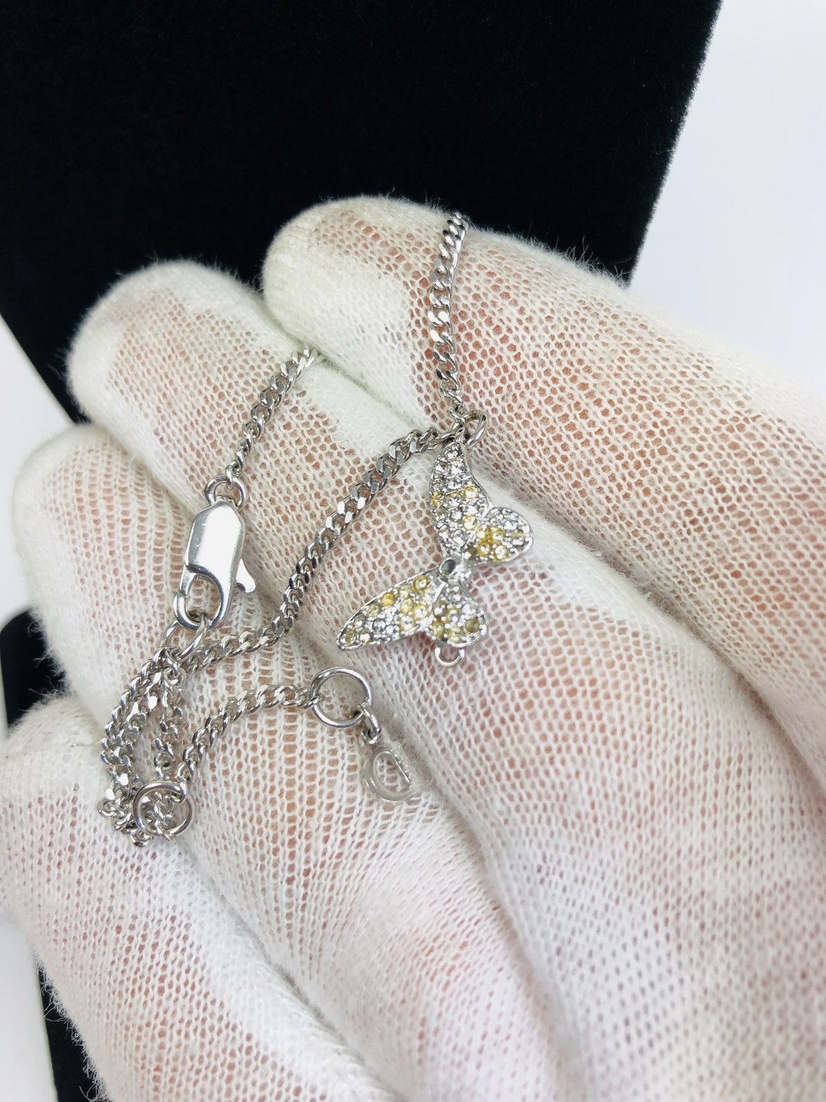 Dior Dior encrusted butterfly bracelet Grailed