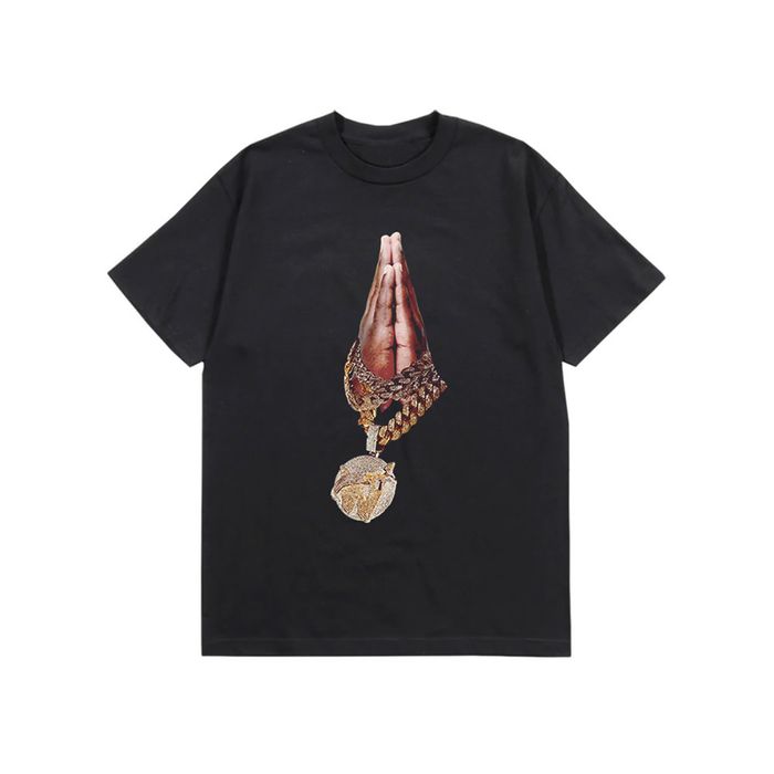 Vlone Vlone Pop Smoke Chain Black Tee Brand New | Grailed