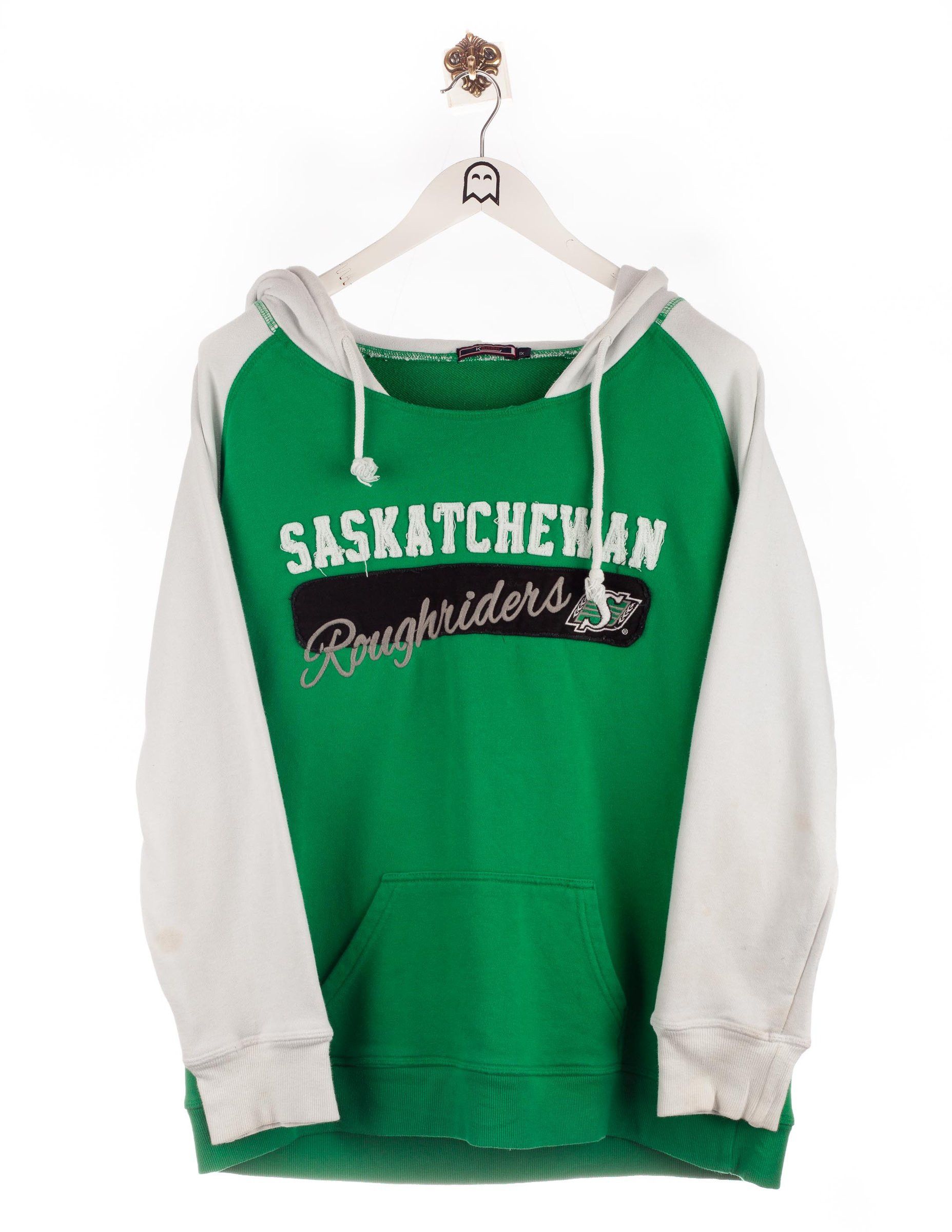 Vintage Vintage Klutch Hoodie Saskatchewan Roughriders Stick Green ...