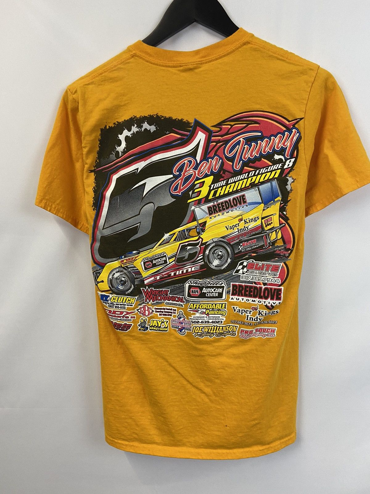 NASCAR × Vintage Ben tunny nascar racing graphic tee | Grailed