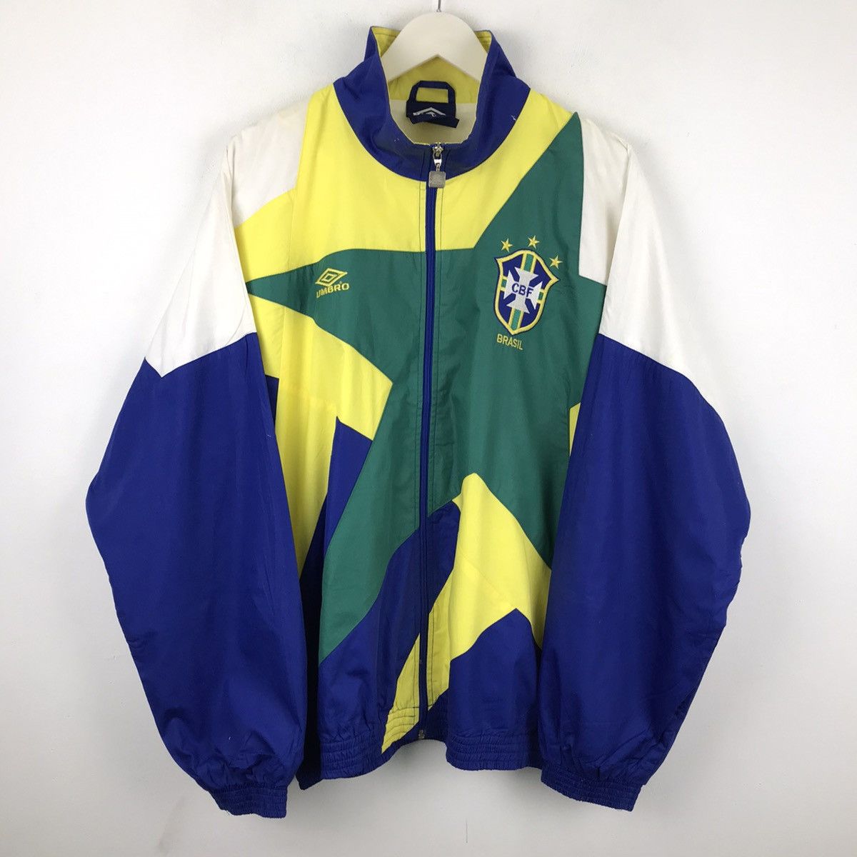 Vintage 💥NEED GONE💥SH0489 Vintage 90s Umbro Brazil CBF Jacket | Grailed