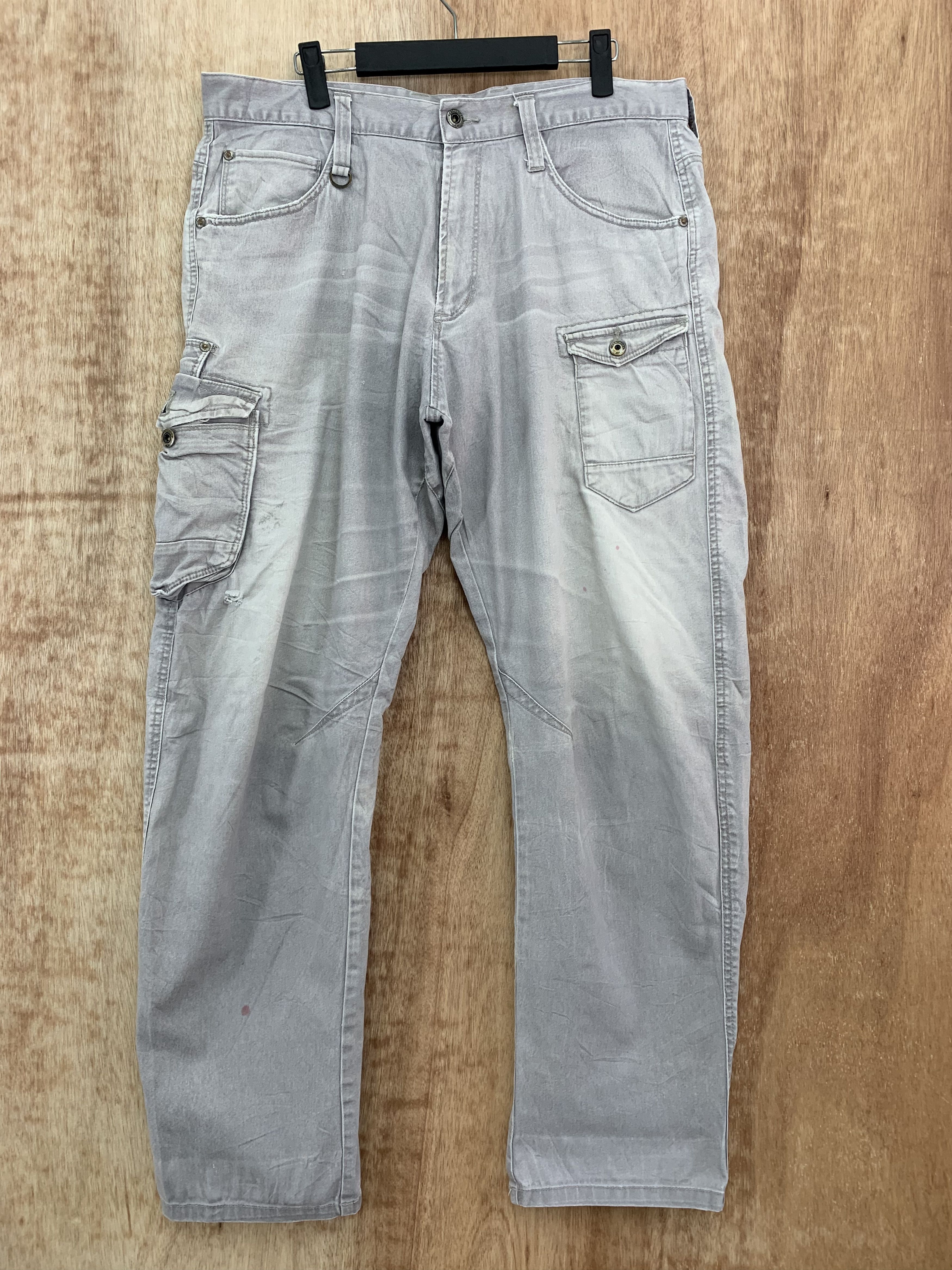 Japanese Brand × Streetwear Cargo Pants Iz Frontier Multipocket Grey ...