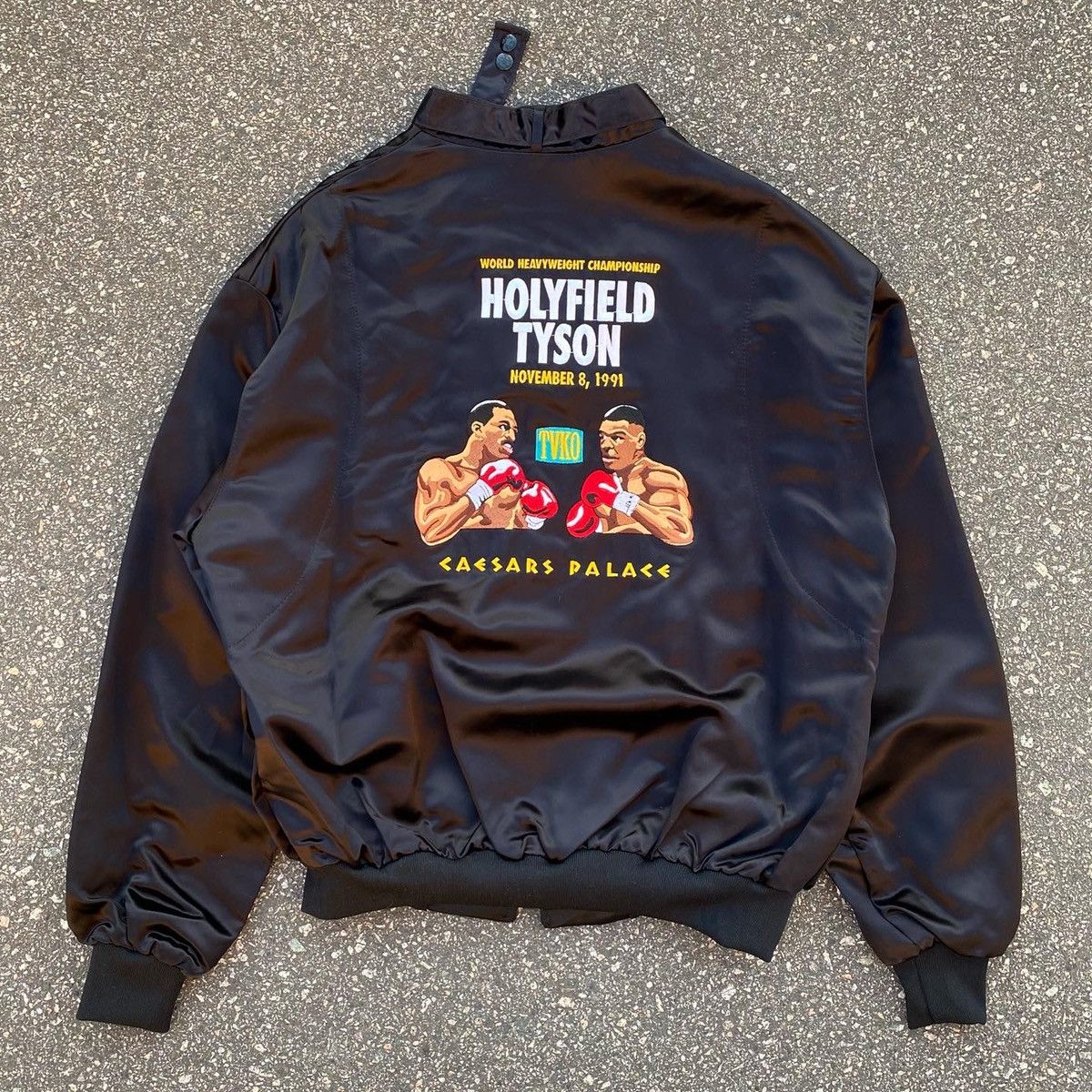 Vintage 1991 mike Tyson jacket rare | Grailed