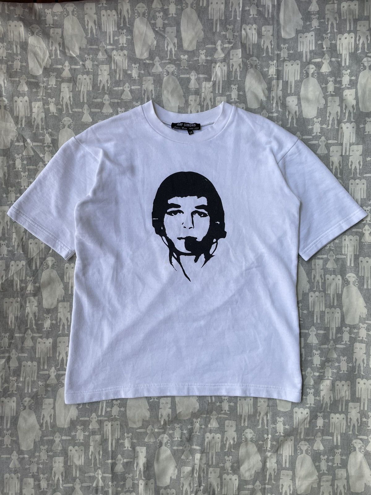 Raf Simons Raf Simons Radioactivity Face Crewneck Tee Kraftwerk - AW98 ...