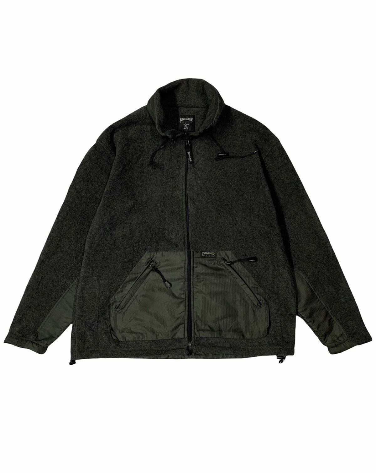 Thrasher 🔥THRASHER MAGAZINE FLEECE ZIPPER JACKETS | Grailed