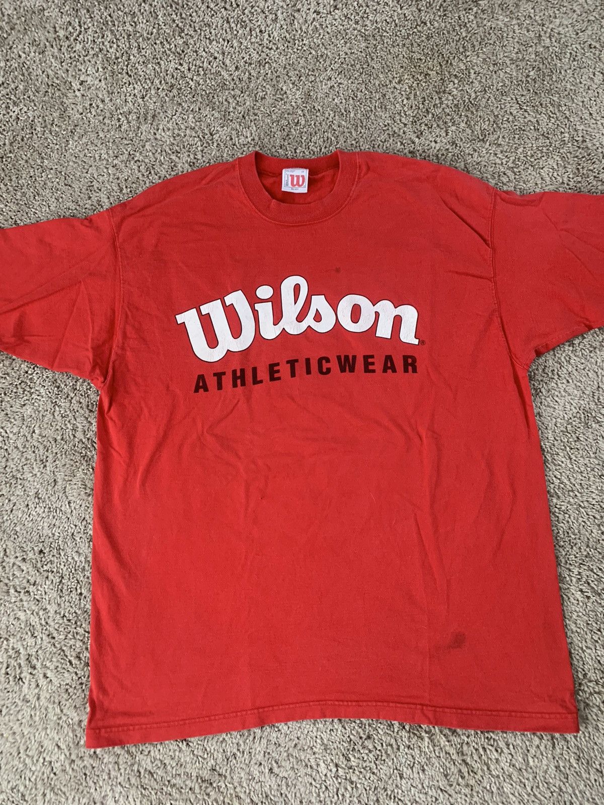 Made In Usa × Vintage × Wilson Vintage Wilson Athletics Faded Made in ...