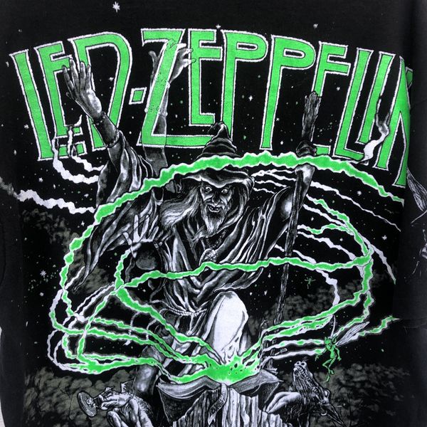 Vintage Vintage led zeppelin wizard 1992 overprint | Grailed