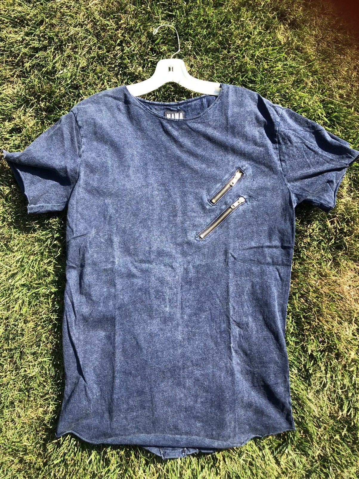 NANA JUDY Zipper chest t shirt | Grailed