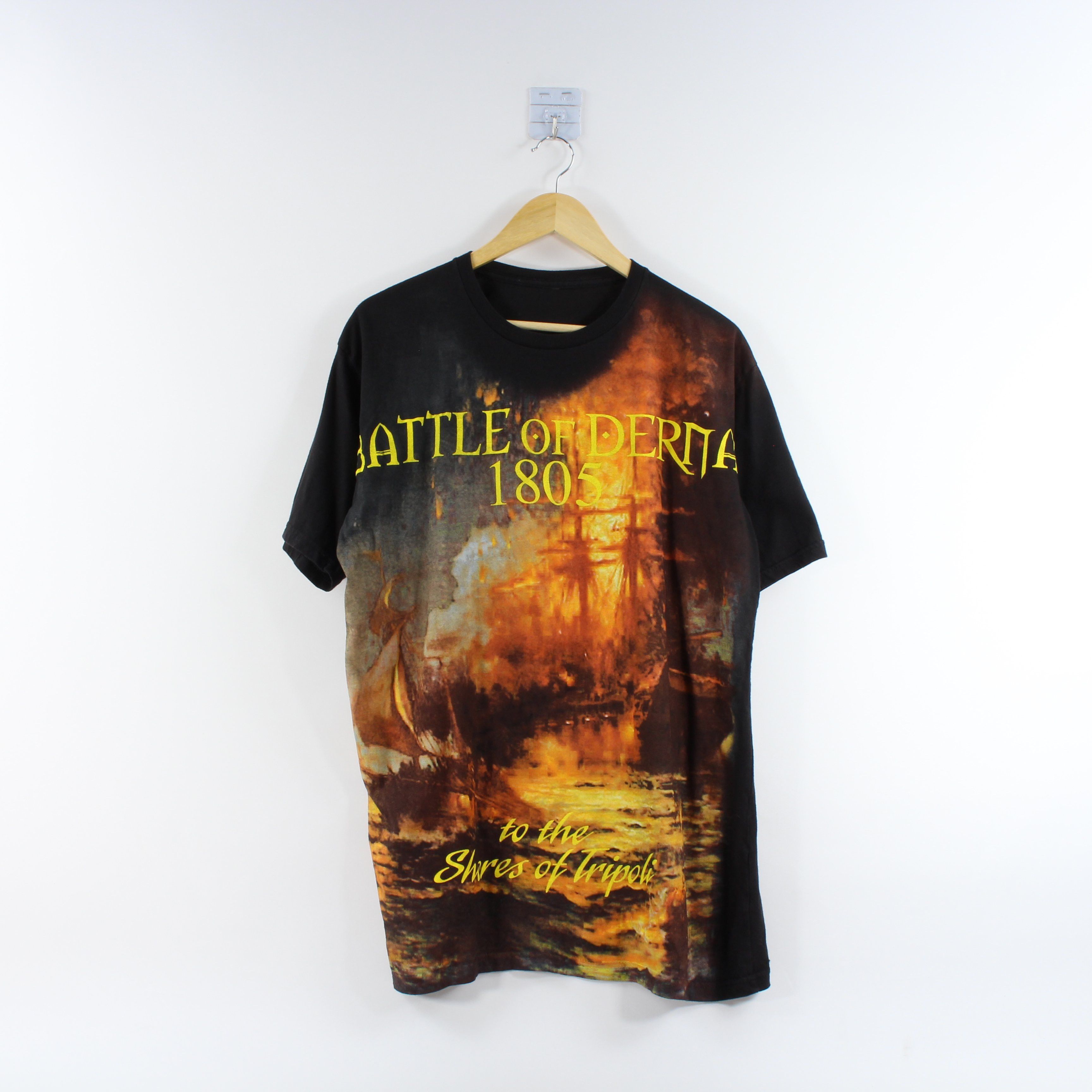 Vintage Battle of Derna 1805 Graphic T Shirt Size Large | Grailed