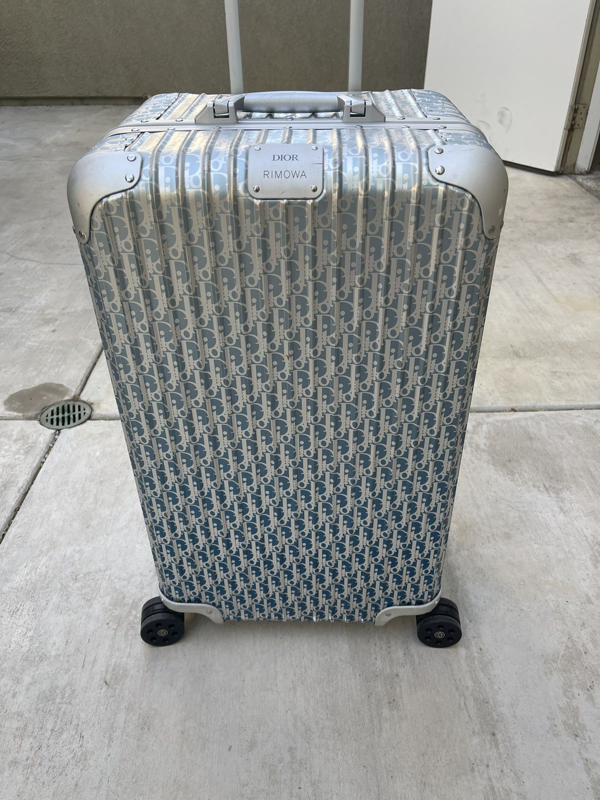 Dior × Rimowa DIOR x RIMOWA Trunk Suitcase | Grailed