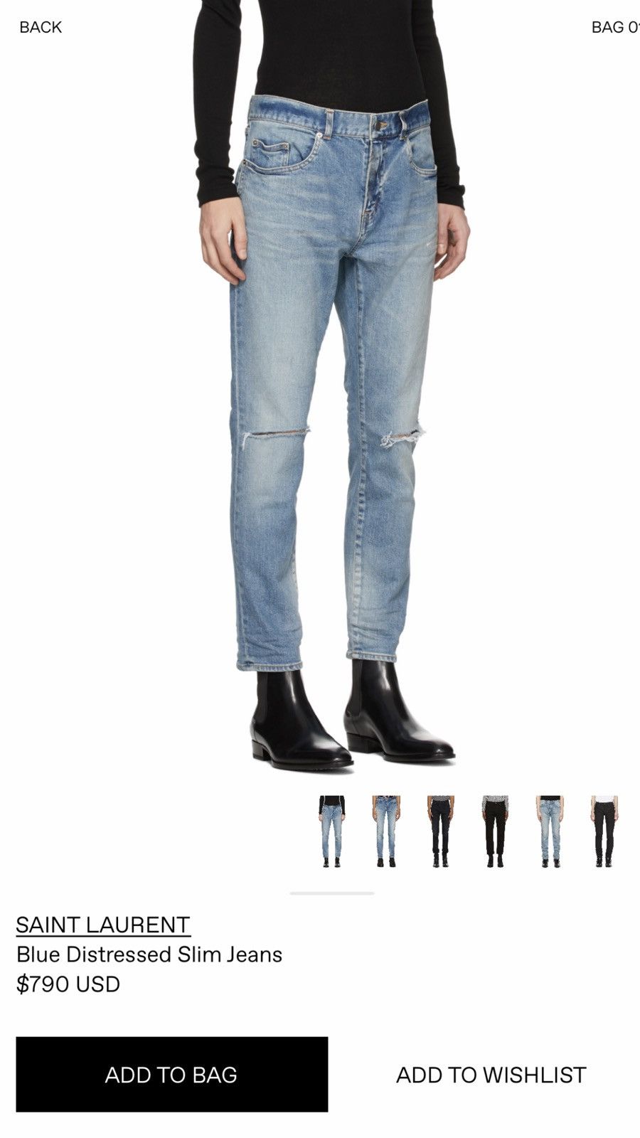 Saint Laurent Paris Saint Laurent distressed jeans. 32. $790 | Grailed
